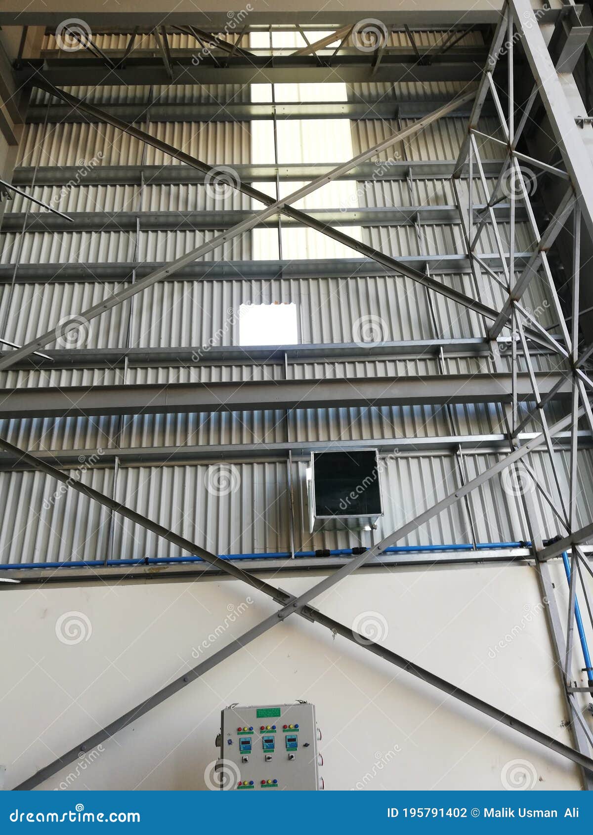 Industrial stock photo. Image of steel, inside, structure - 195791402