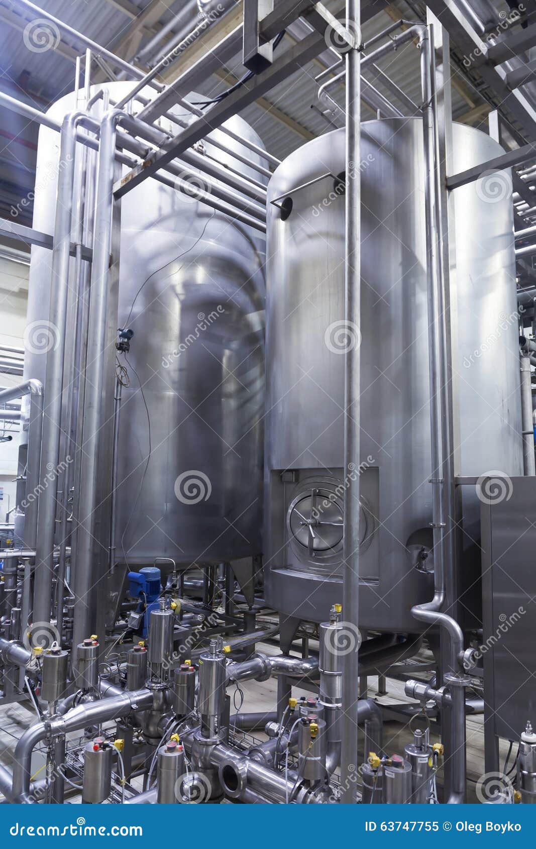Industrial Interior of an Alcohol Factory Stock Image - Image of ...