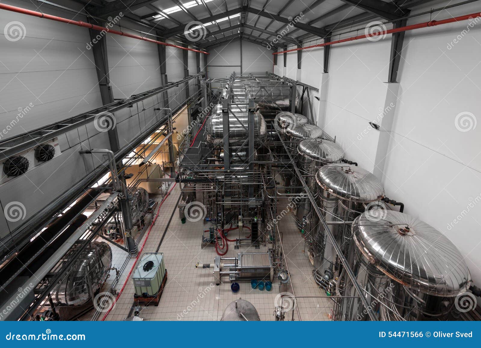 Industrial Interior of an Alcohol Factory Stock Photo - Image of silo ...
