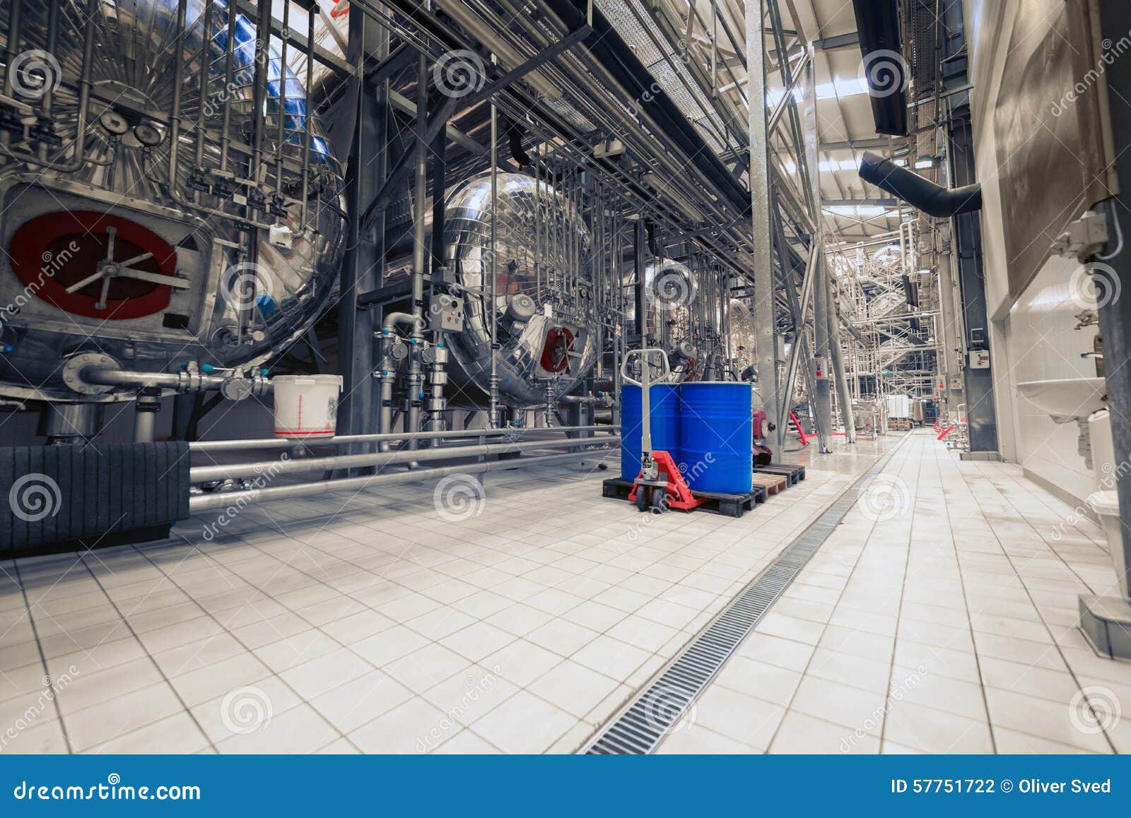 Industrial Interior of an Alcohol Factory Stock Photo - Image of ...