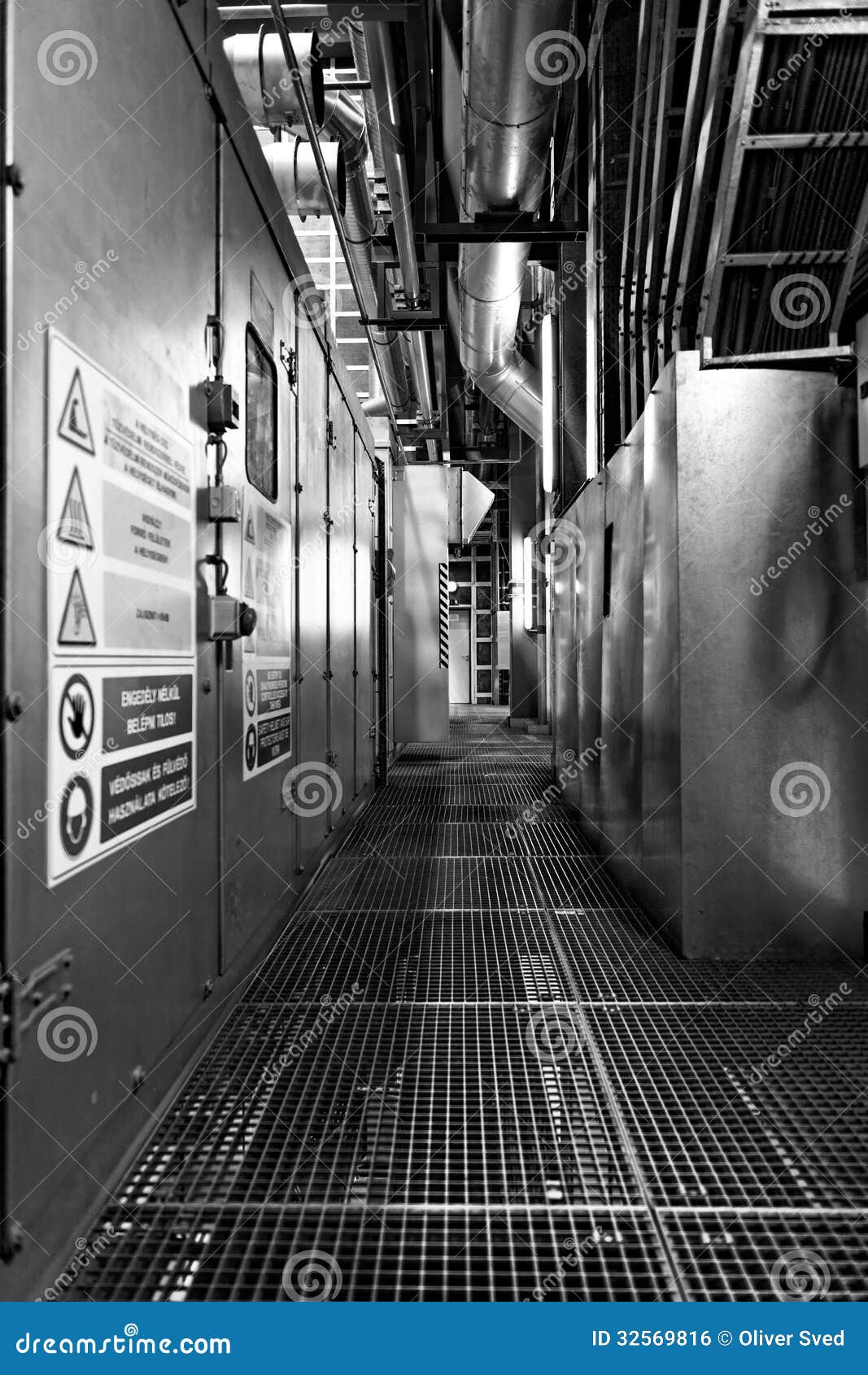 Industrial Interior of a Power Plant Stock Photo - Image of stainless ...