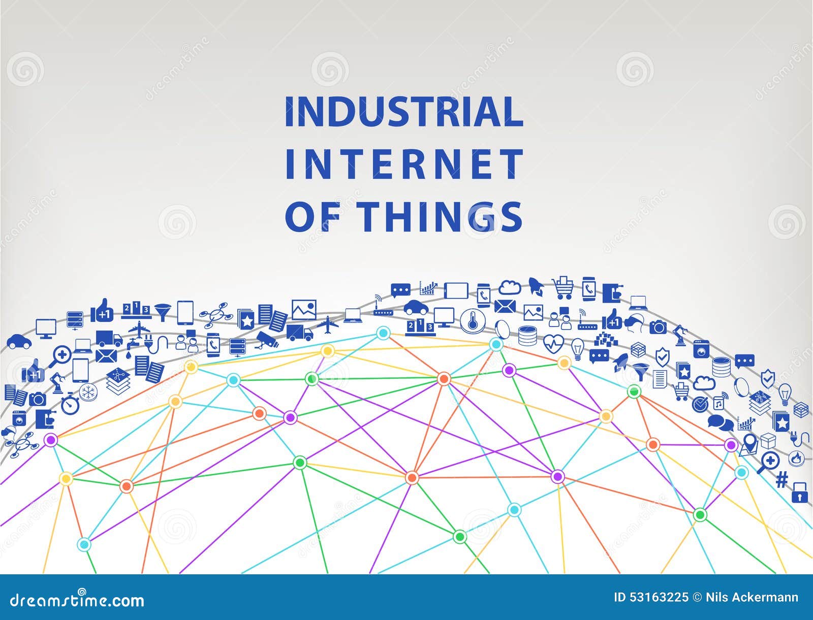 Industrial Internet of Things Illustration Background. World Wide Web ... Industrial Internet of Things Illustration Background. World Wide Web ...