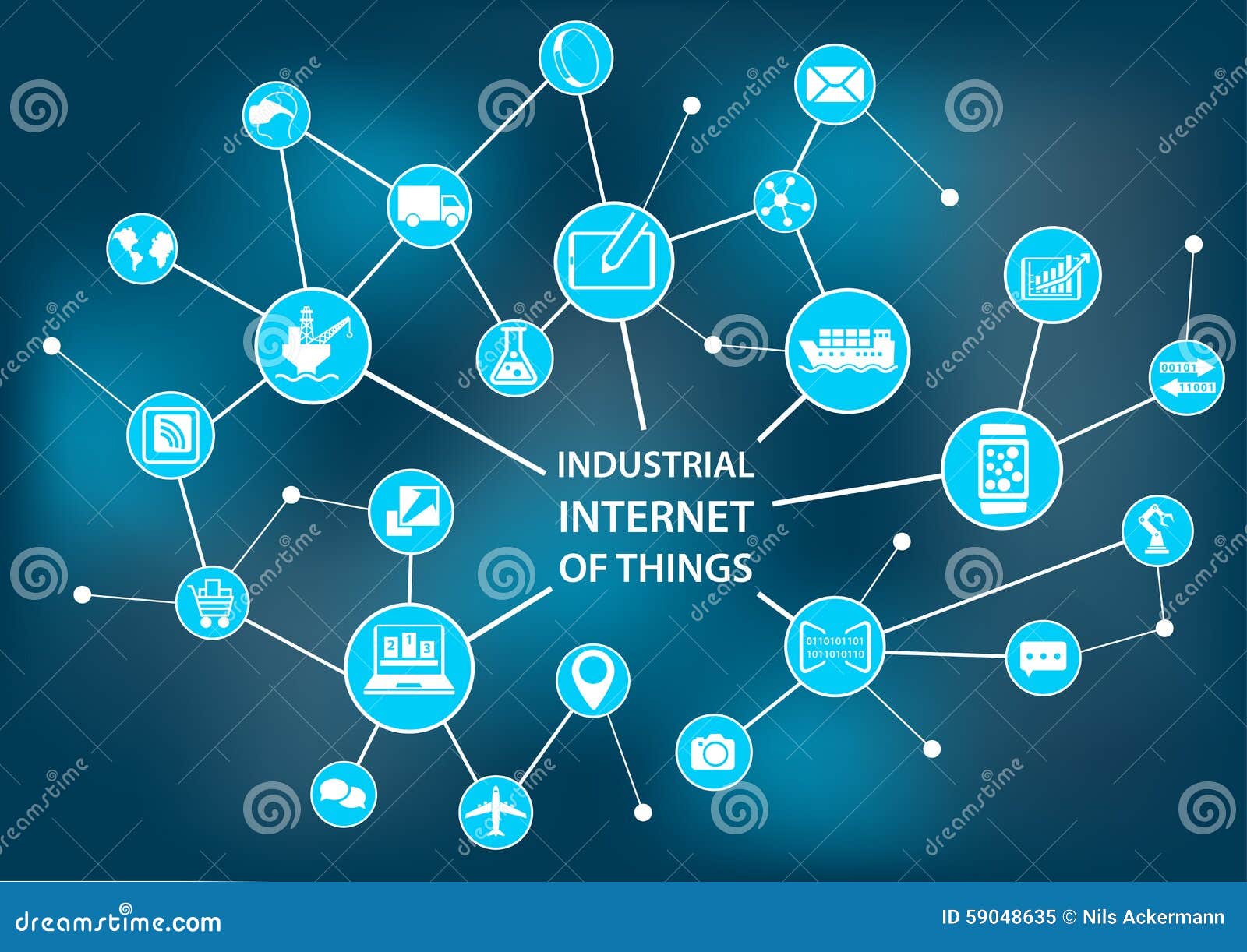 Industrial Internet of Things / Industry 4.0 Concept As Stock Vector ... Industrial Internet of Things / Industry 4.0 Concept As Stock Vector ...