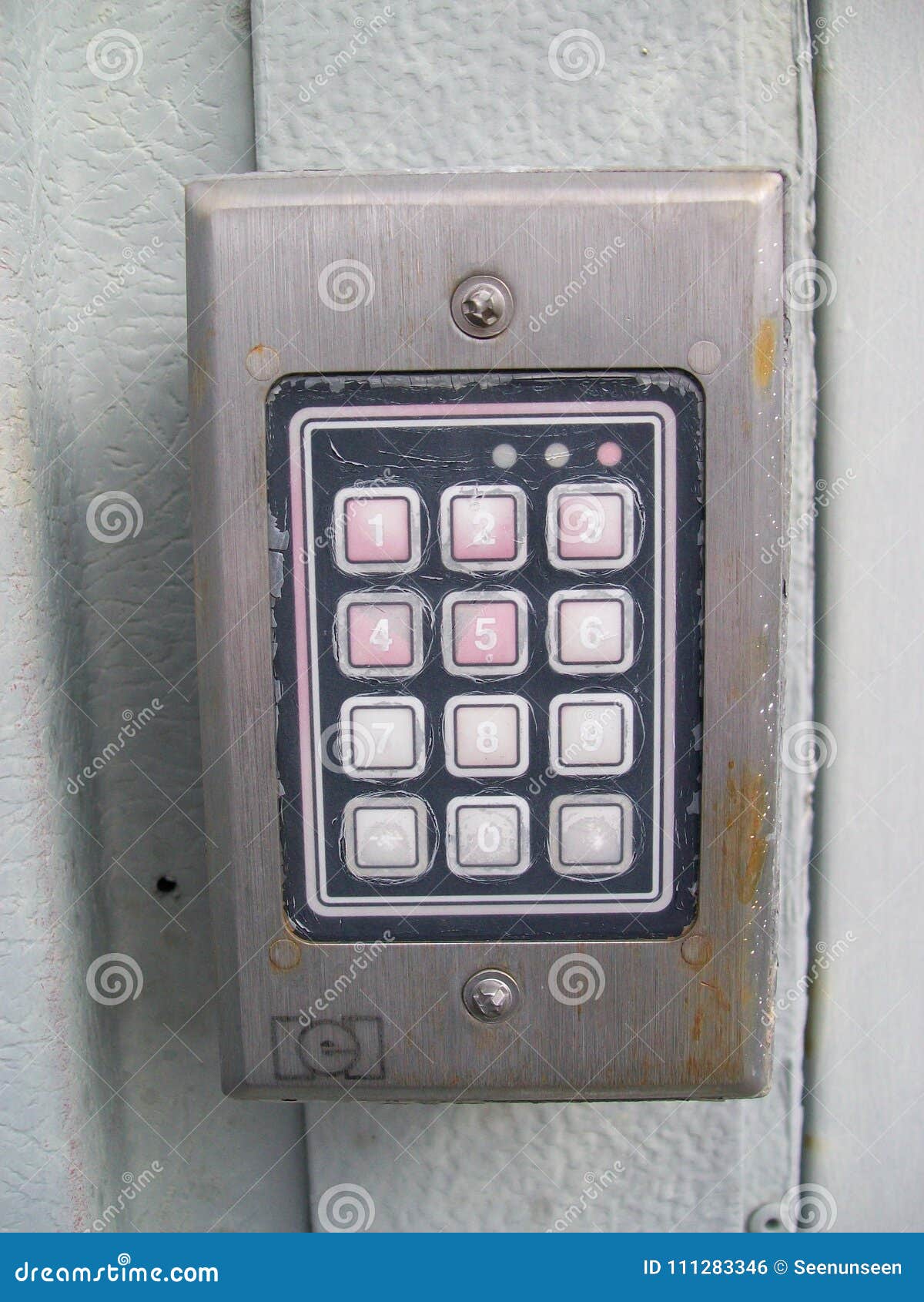Industrial Keypad stock photo. Image of keypad, outdoor - 111283346