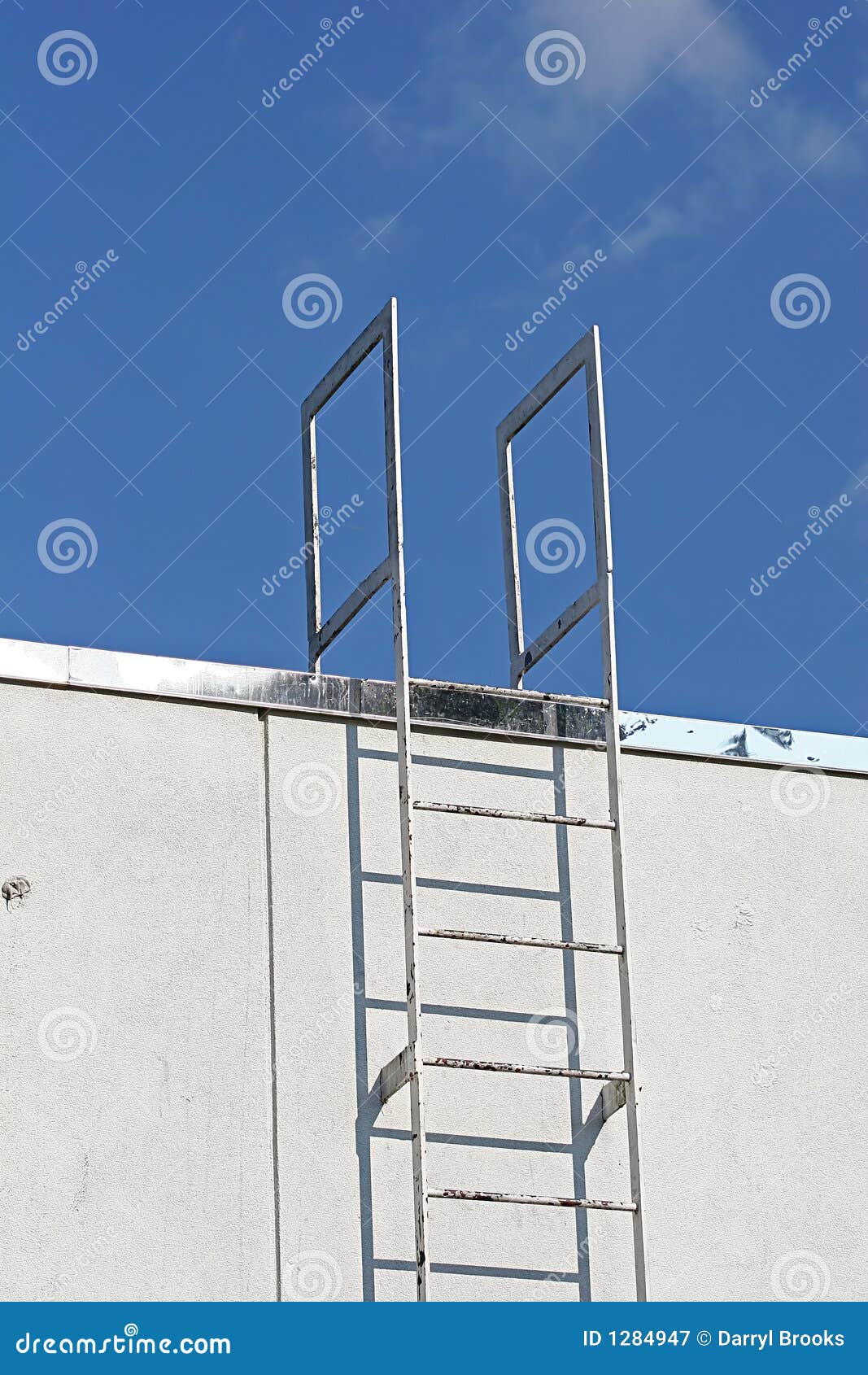 Industrial Ladder stock image. Image of climb, rusty, white - 1284947