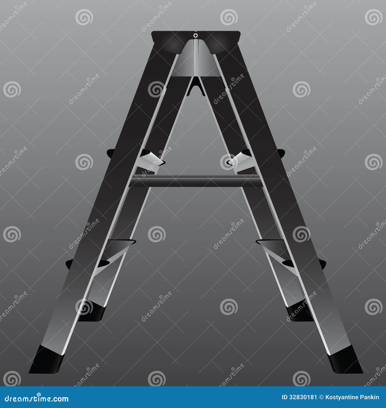 Industrial ladder stock vector. Illustration of equipment - 32830181