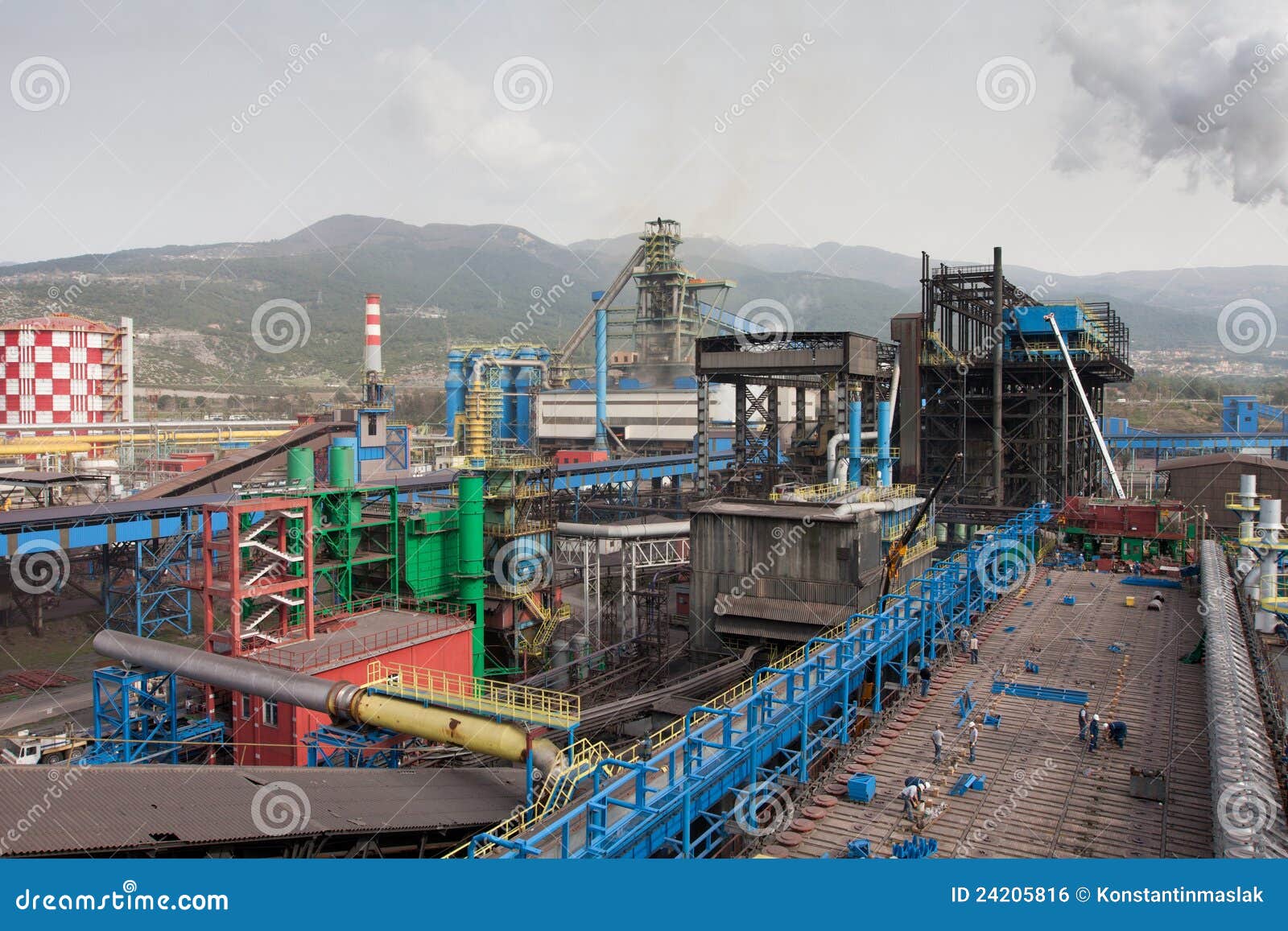 Industrial landscape stock photo. Image of color, outdoors - 24205816