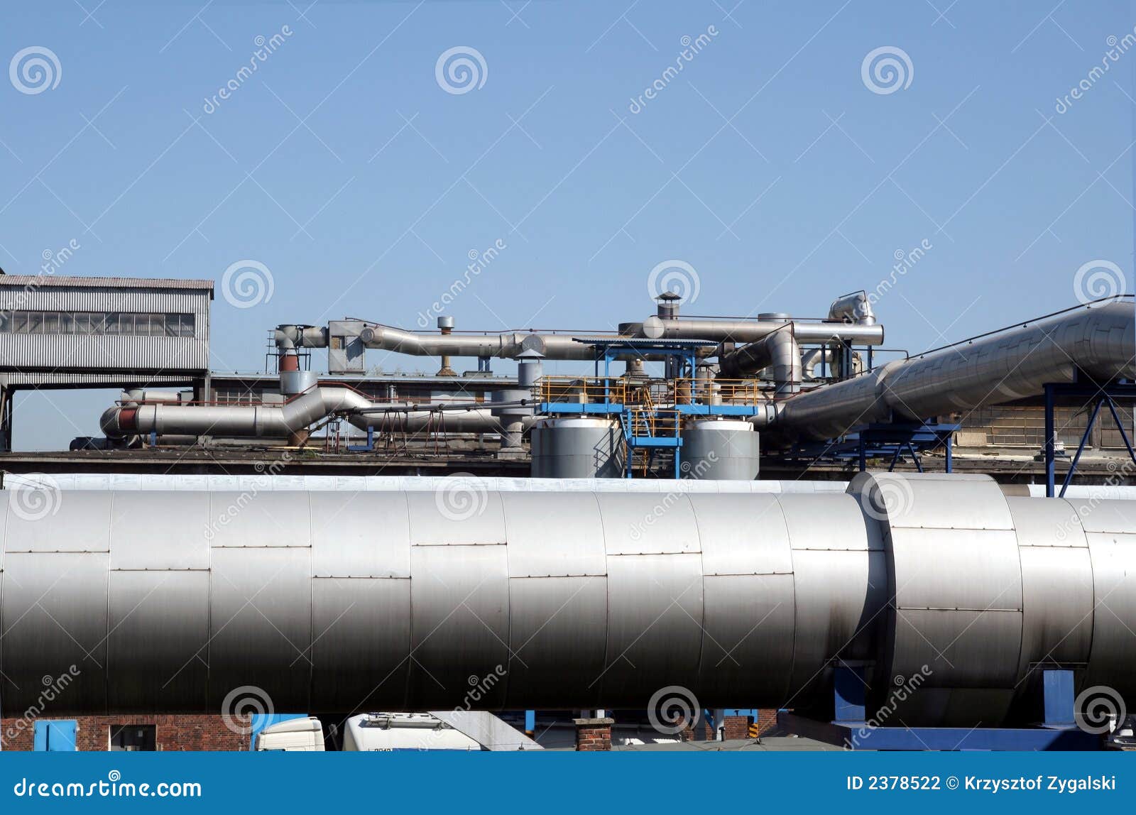 Industrial Landscape - Pipe Stock Photo - Image of facilities, chemical ...