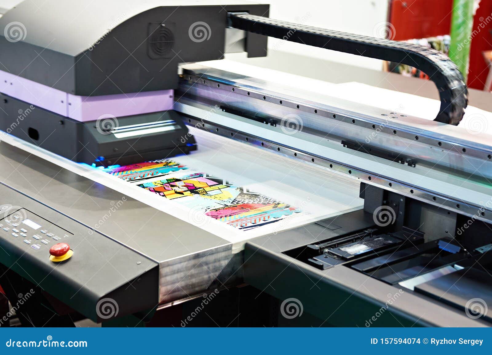 Large format plotter stock photo. Image of design, motion - 157594074