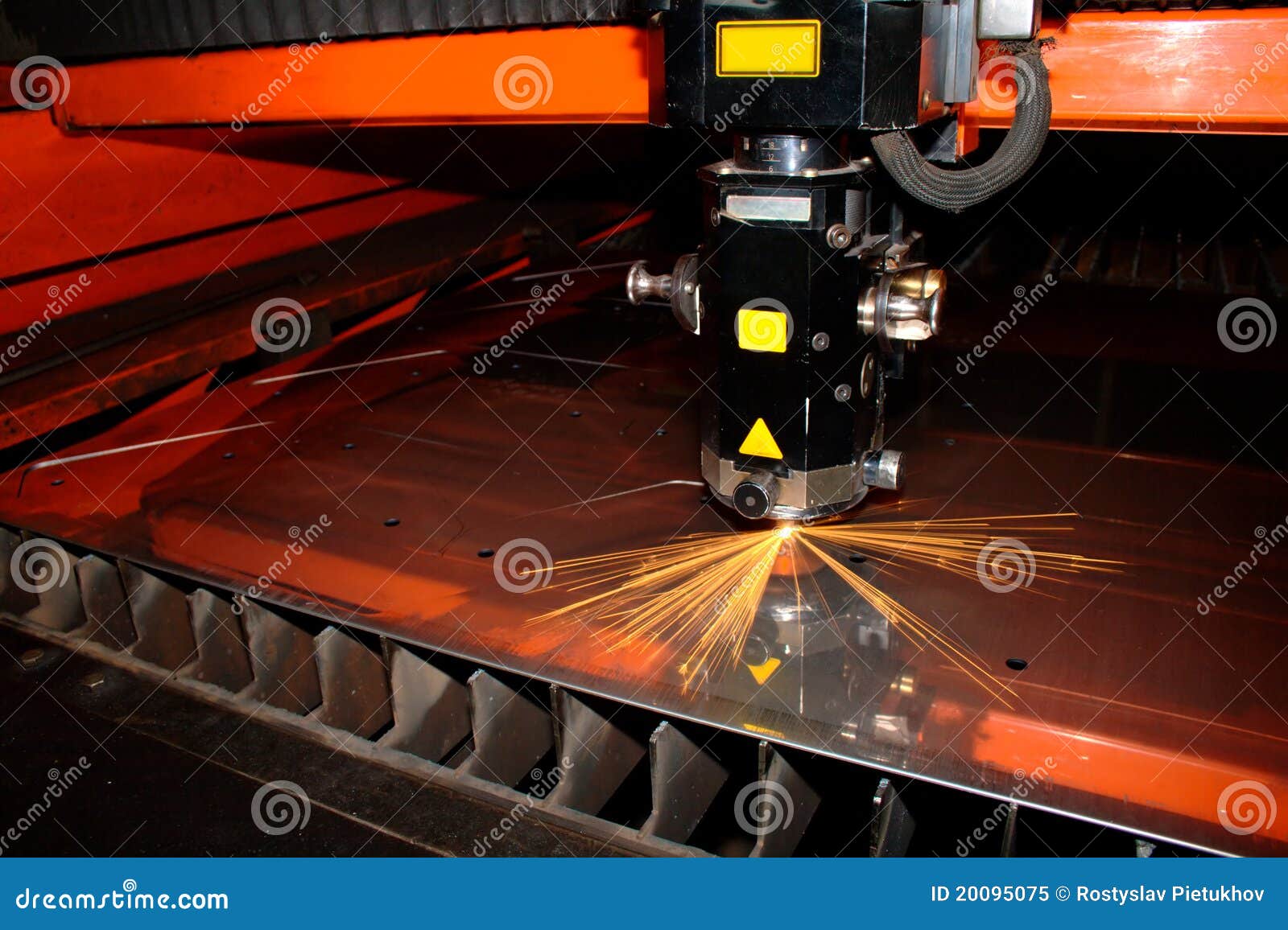 Industrial laser stock image. Image of flame, accuracy - 20095075