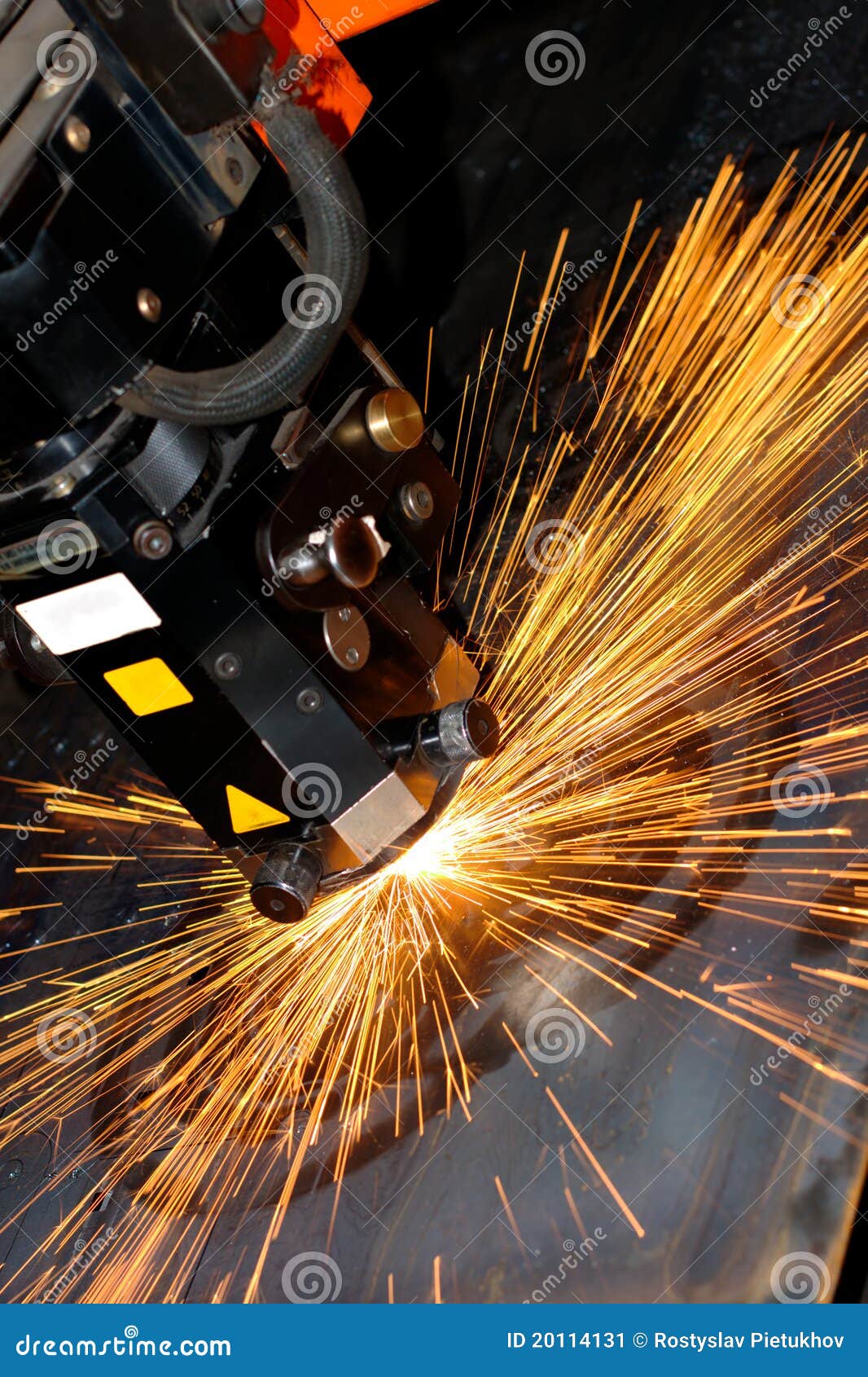 Industrial laser stock image. Image of flame, skill, flammable - 20114131