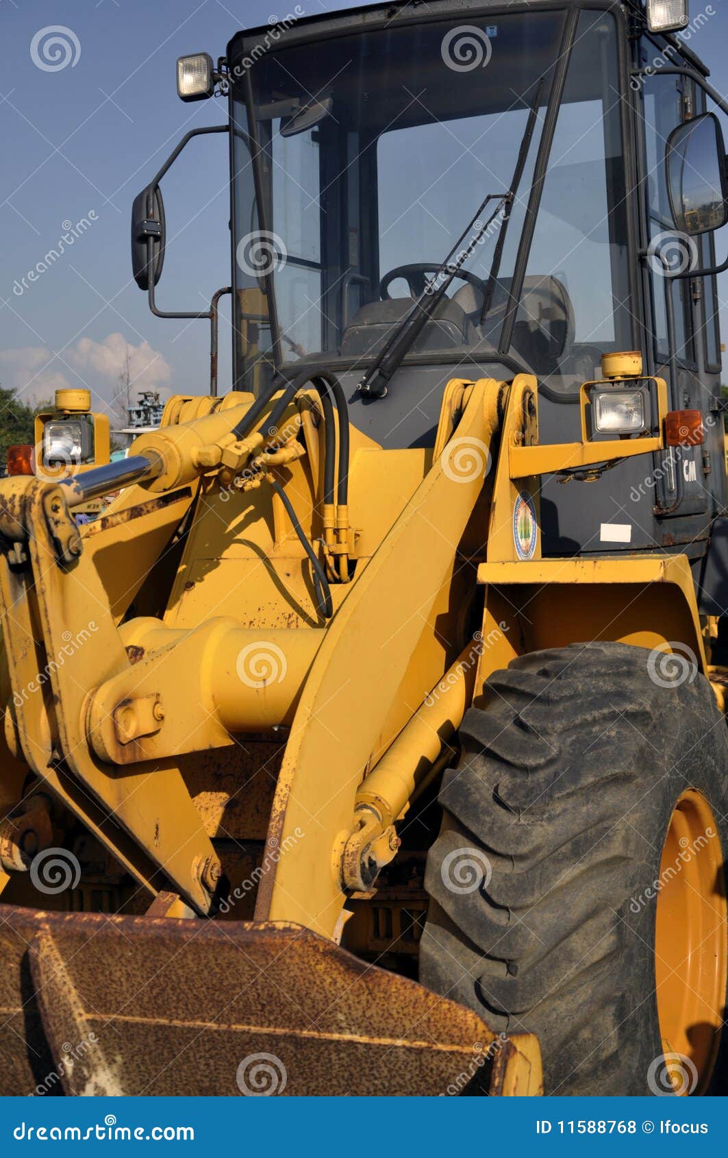 Industrial loader stock photo. Image of bulldozer, heavy - 11588768