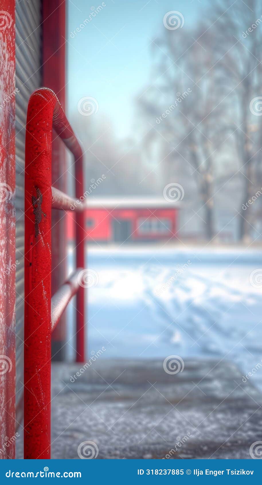 Industrial Logistics Hub with Large Warehouse Dock Station for ...