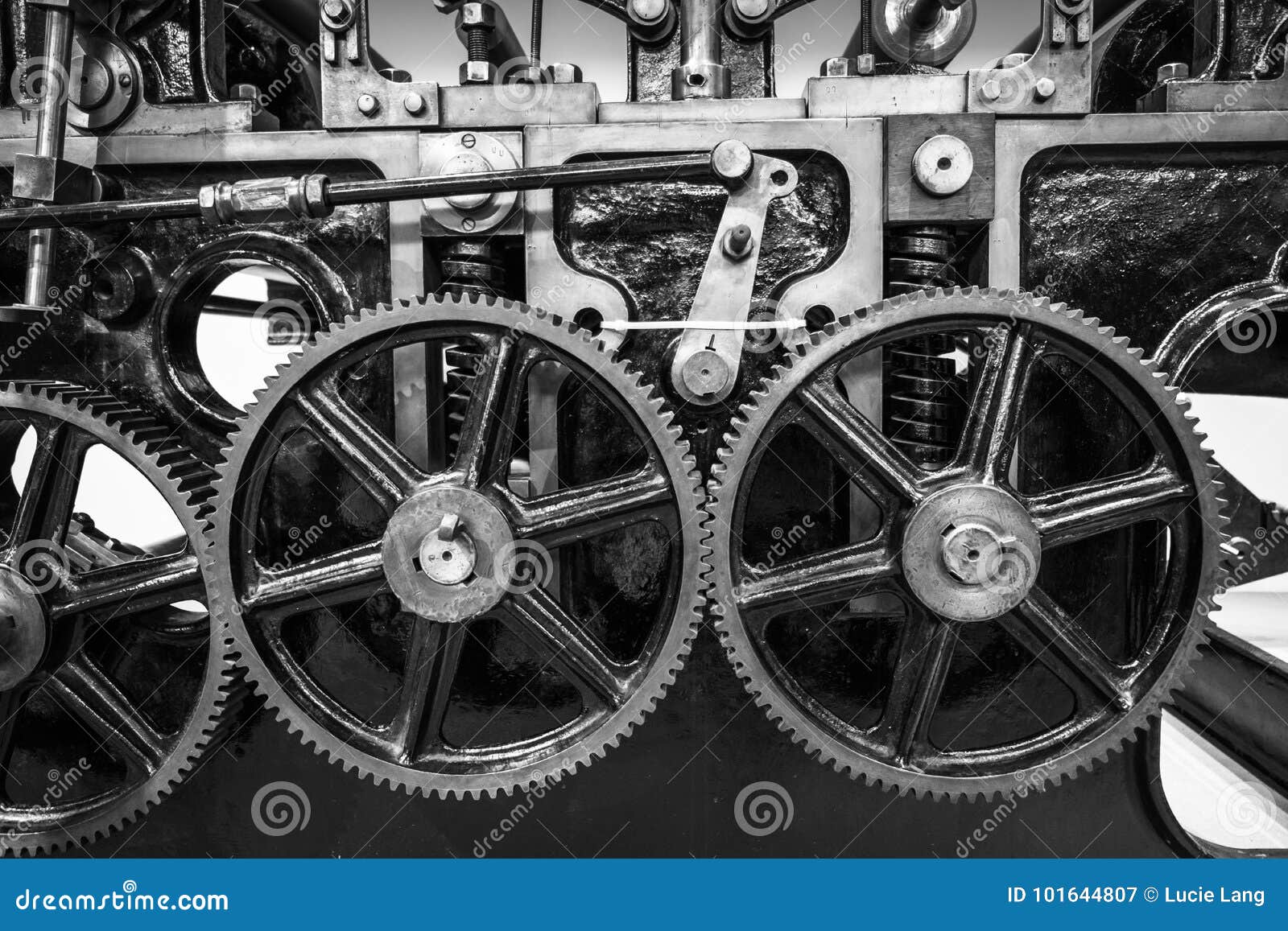Industrial machine cogs. stock image. Image of cogs - 101644807