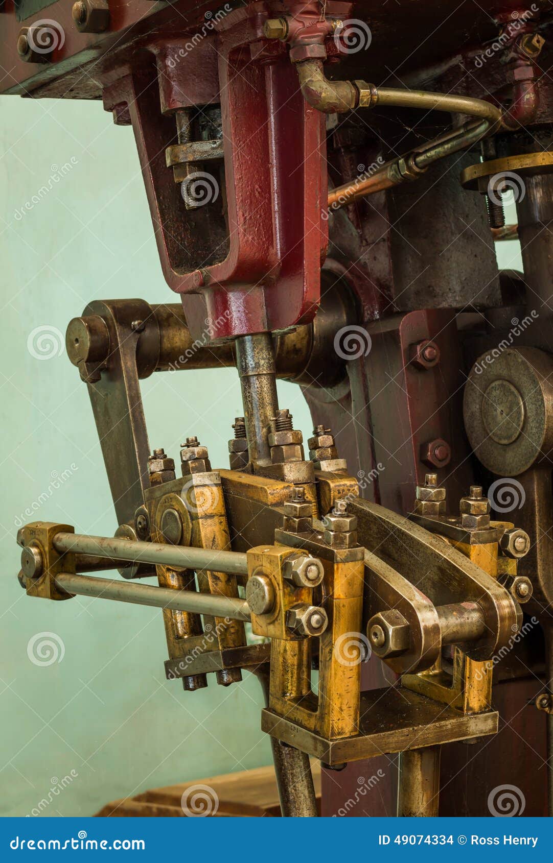Industrial Machine Crank System Stock Photo - Image of steam, obsolete ...