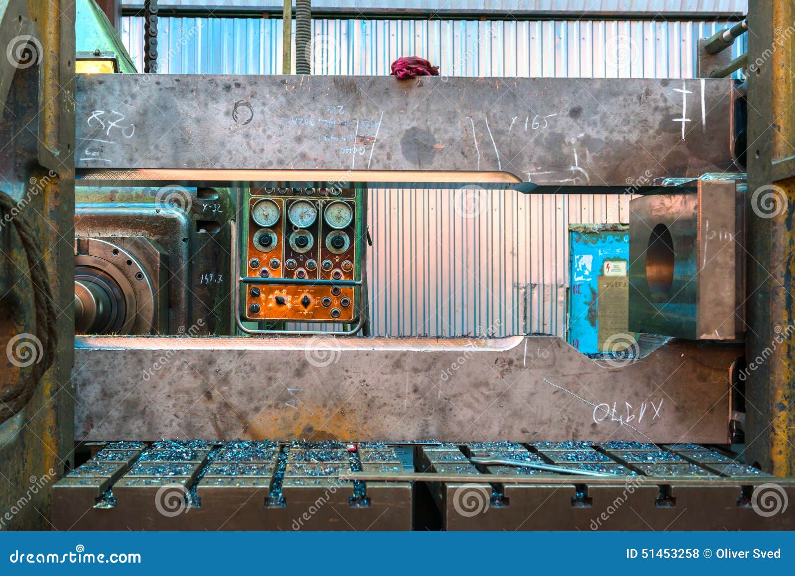 Industrial Machine in the Factory Stock Photo - Image of dirty, machine ...