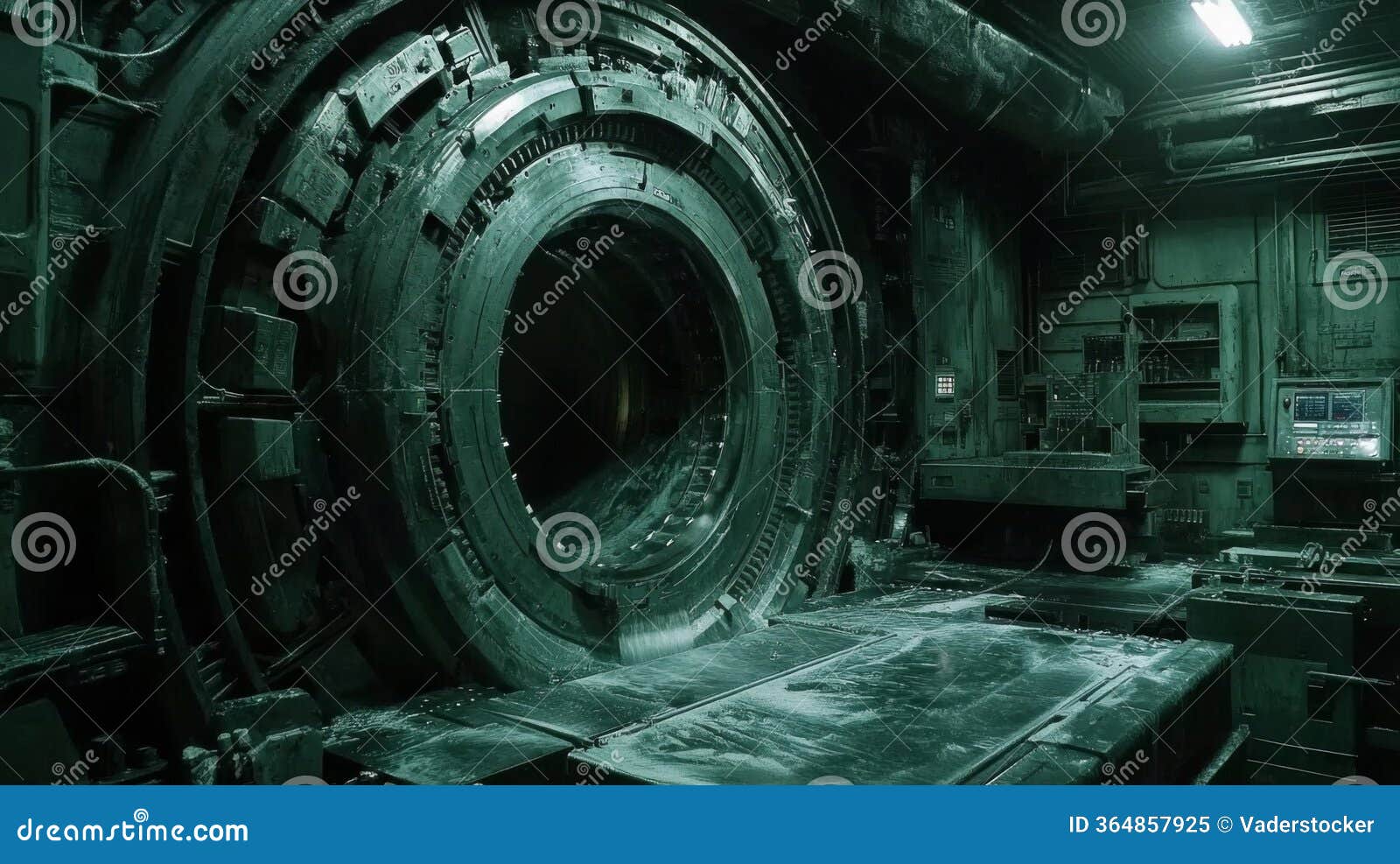 Industrial Machine Interior Massive Rotating Structure Stock Image ...
