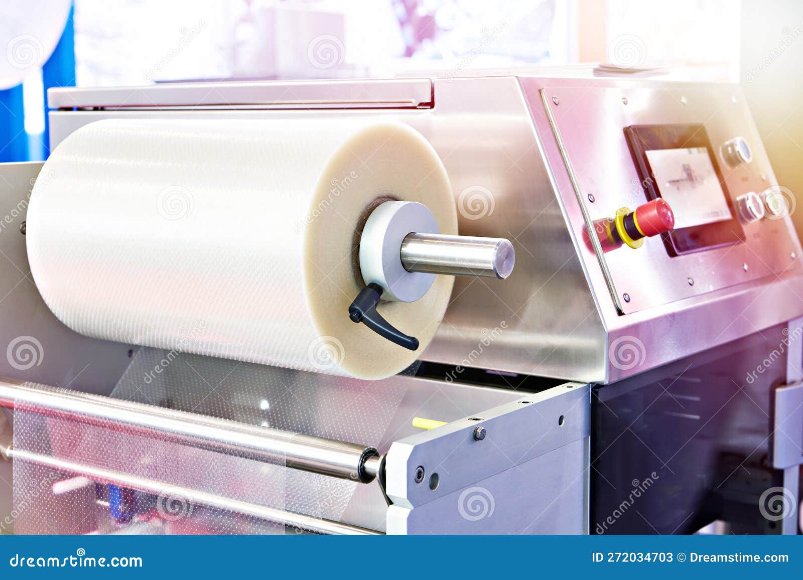 Industrial Machine for Packing in Food Industry Stock Image - Image of ...