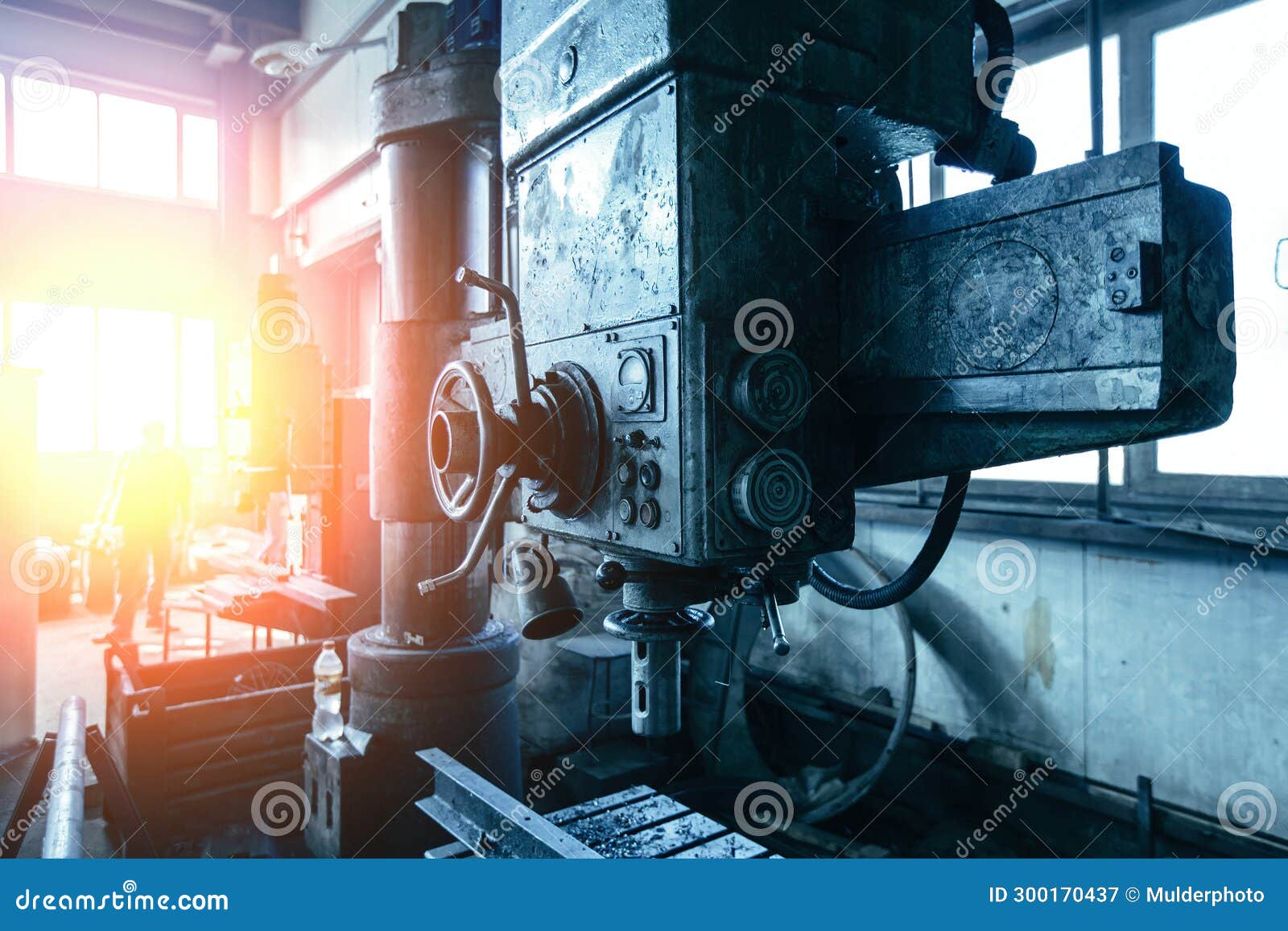 Industrial Machine Tool in the Factory Workshop Stock Image - Image of machine, machinery: 300170437