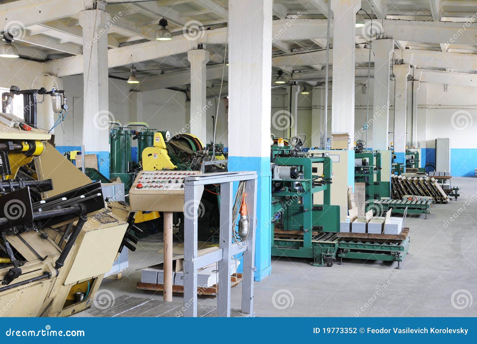 Industrial machine tools. stock photo. Image of factory - 19773352