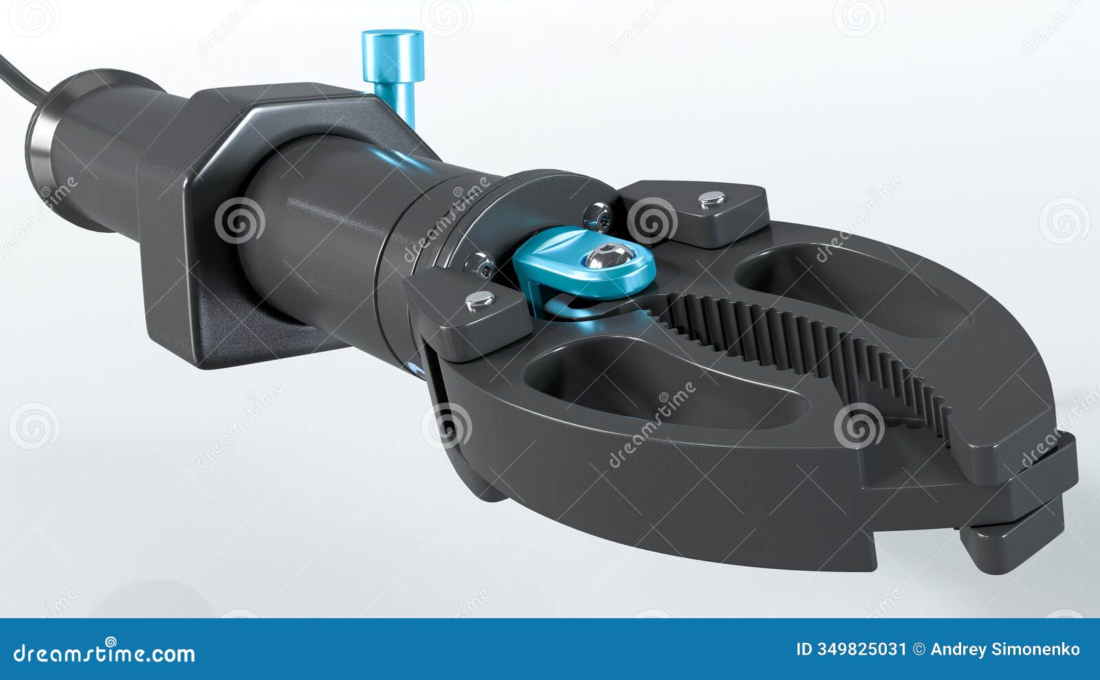 Industrial Machine Vice with Precision Gear Mechanism Stock ...