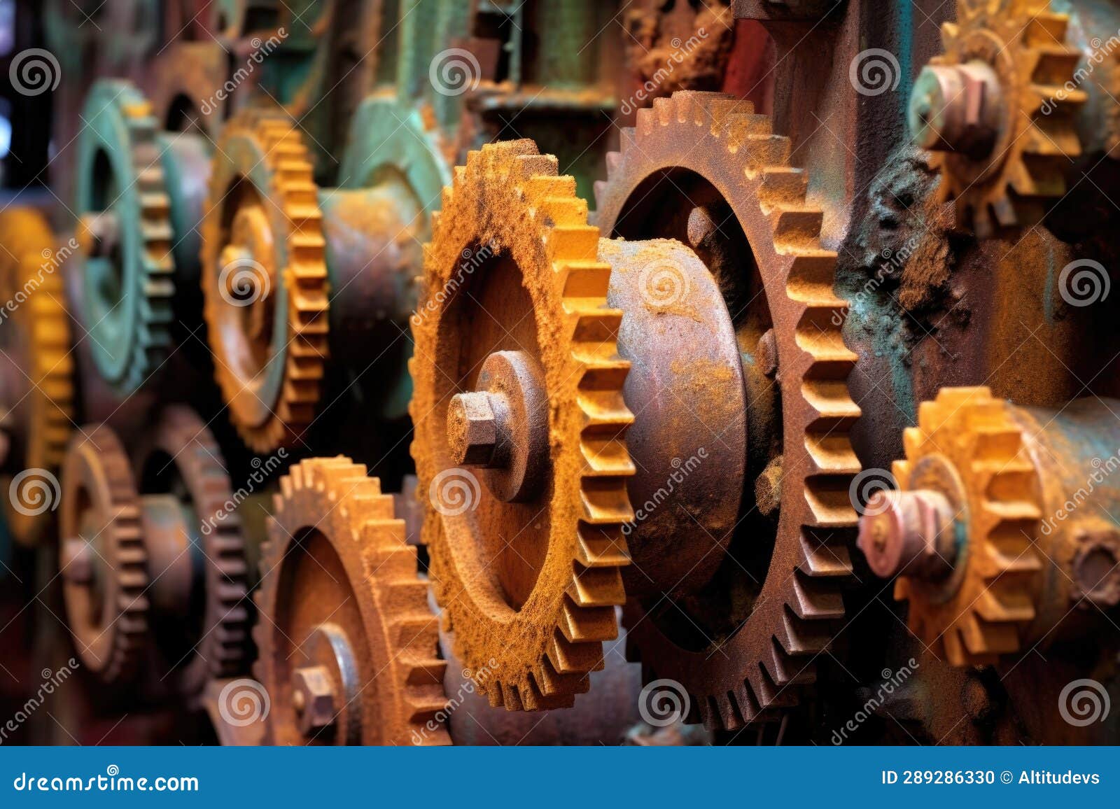 Gears With Grease Stock Photo | CartoonDealer.com #46830348