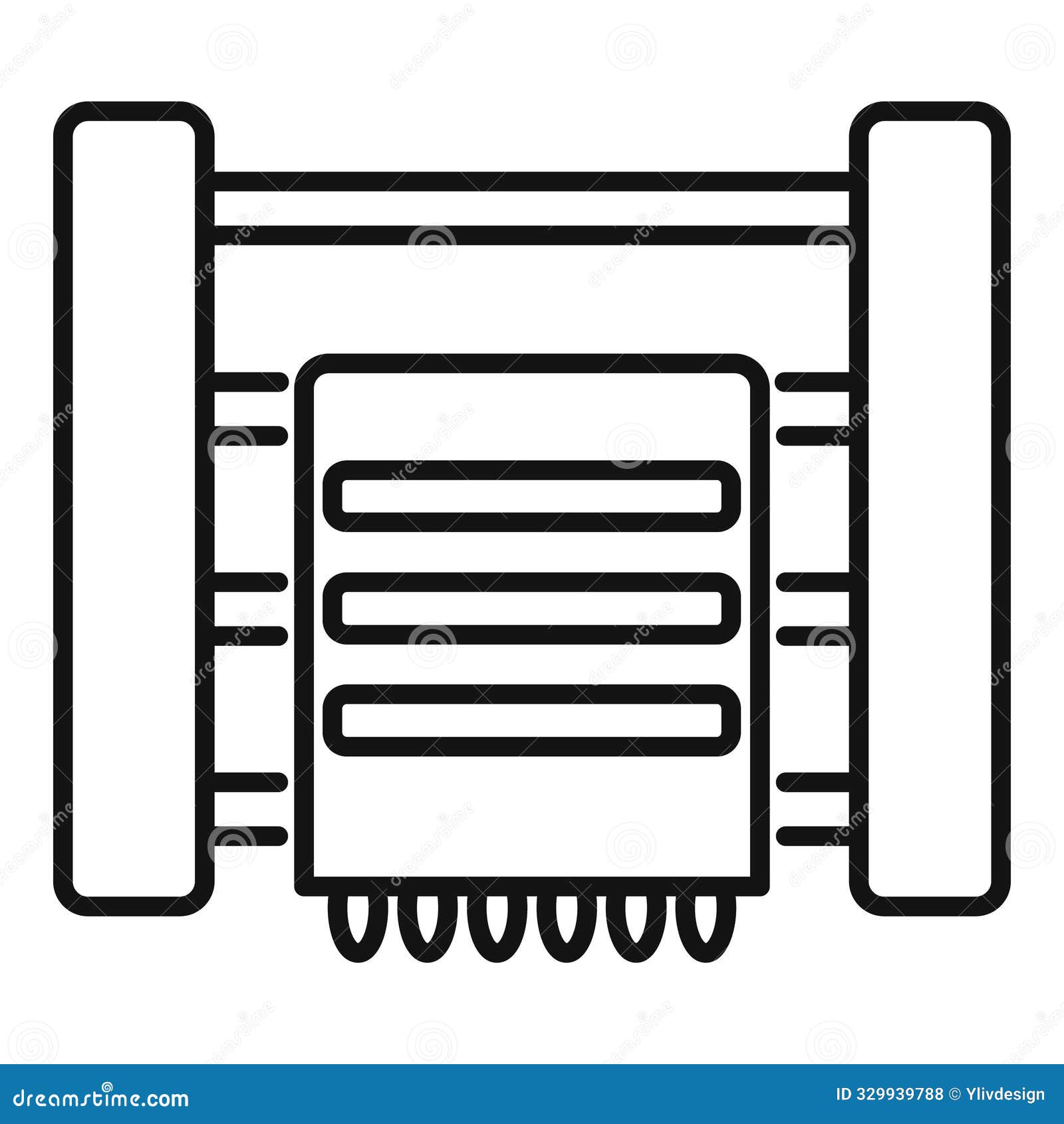 Industrial Machinery Operating with Conveyor Belt System Stock ...