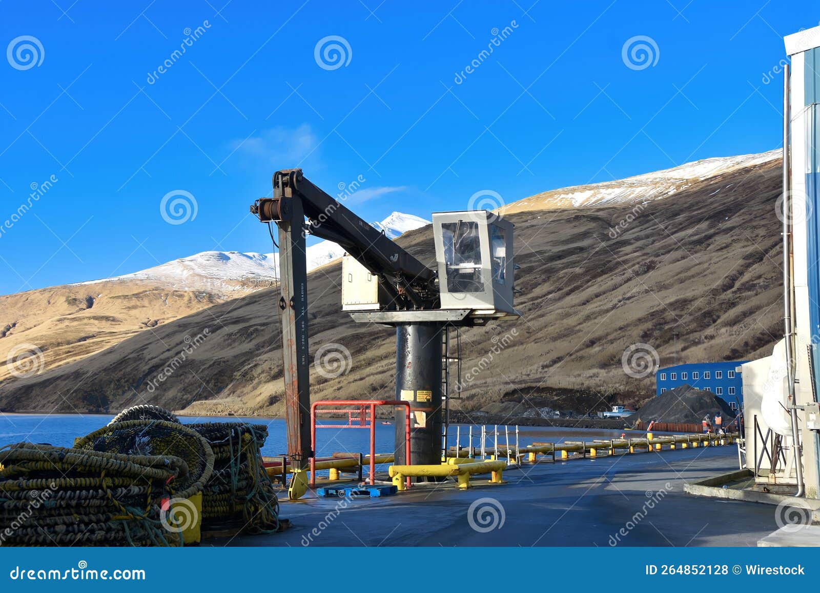 Industrial Machines in Bering Sea, Alaska Editorial Stock Photo - Image ...