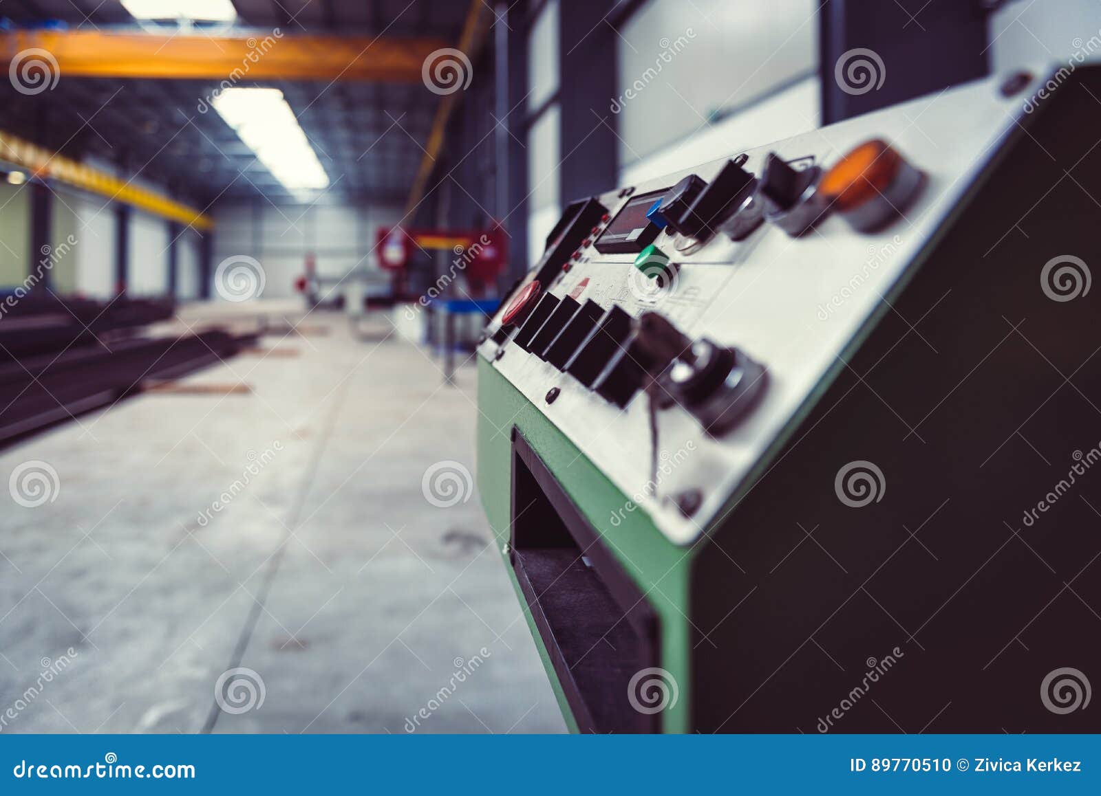 Industrial Machines Control Panel Stock Photo - Image of frame ...