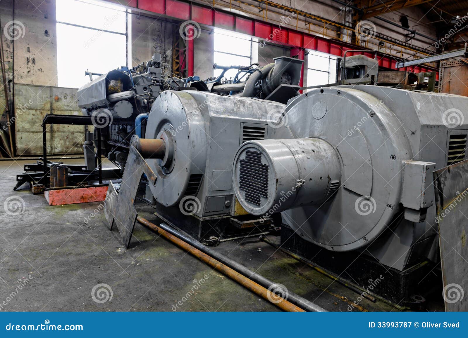 Industrial Machines in a Factory Stock Image - Image of closeup, rusty ...