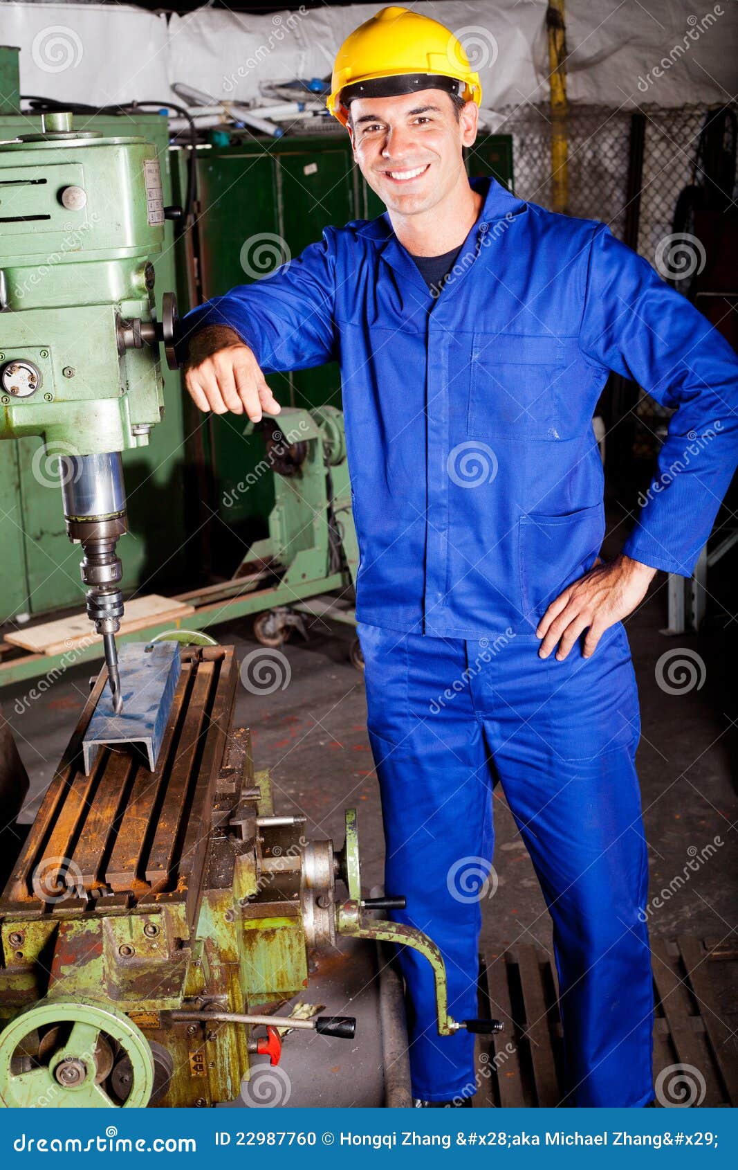 Industrial machinist stock photo. Image of cuacasian - 22987760