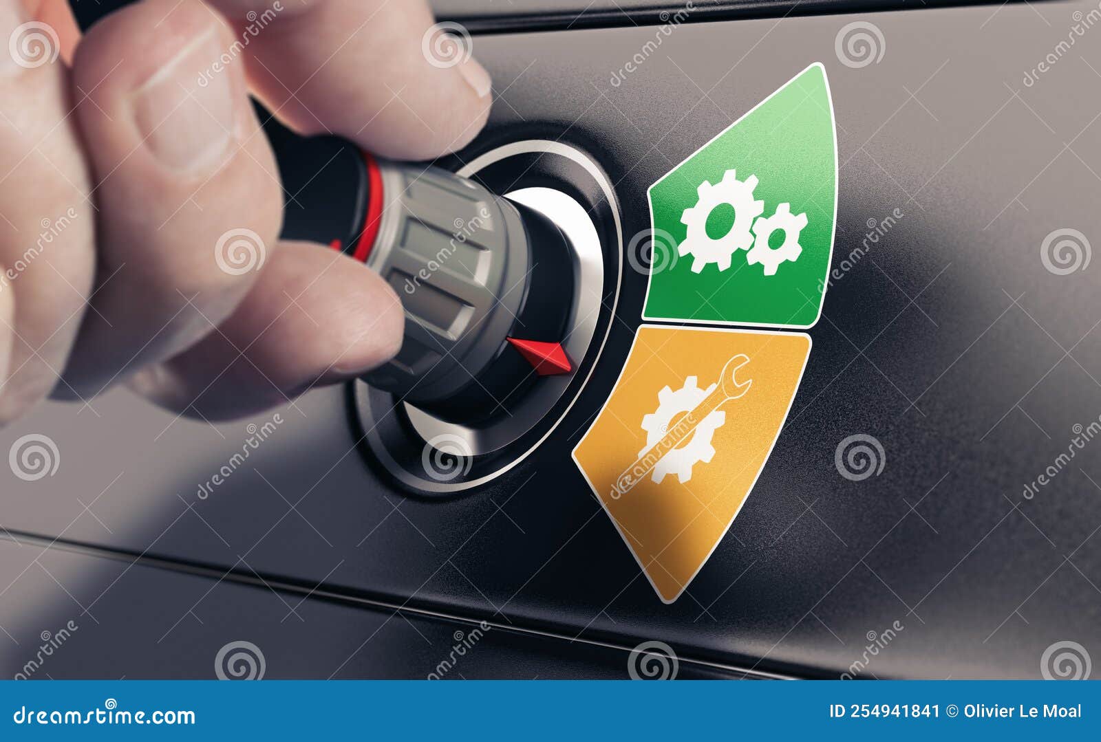 Industrial Maintenance Technology Stock Illustration - Illustration of ...