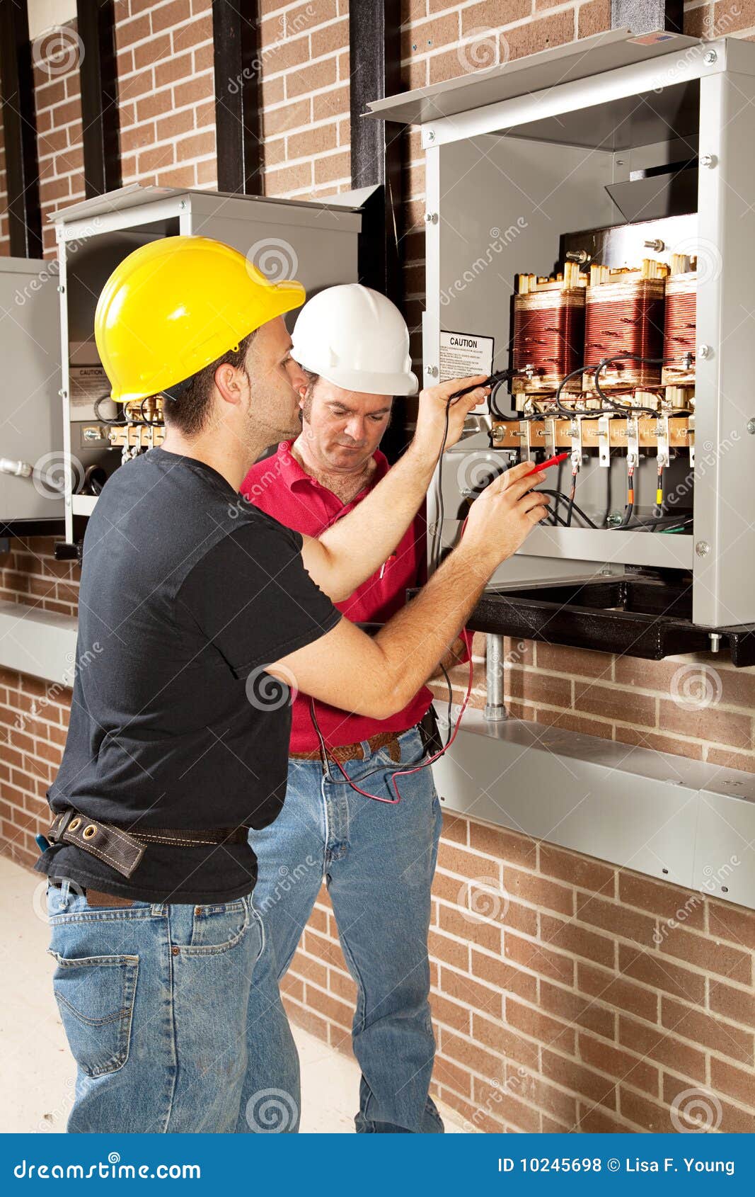Industrial Maintenance Work Stock Photo - Image of coils, center: 10245698