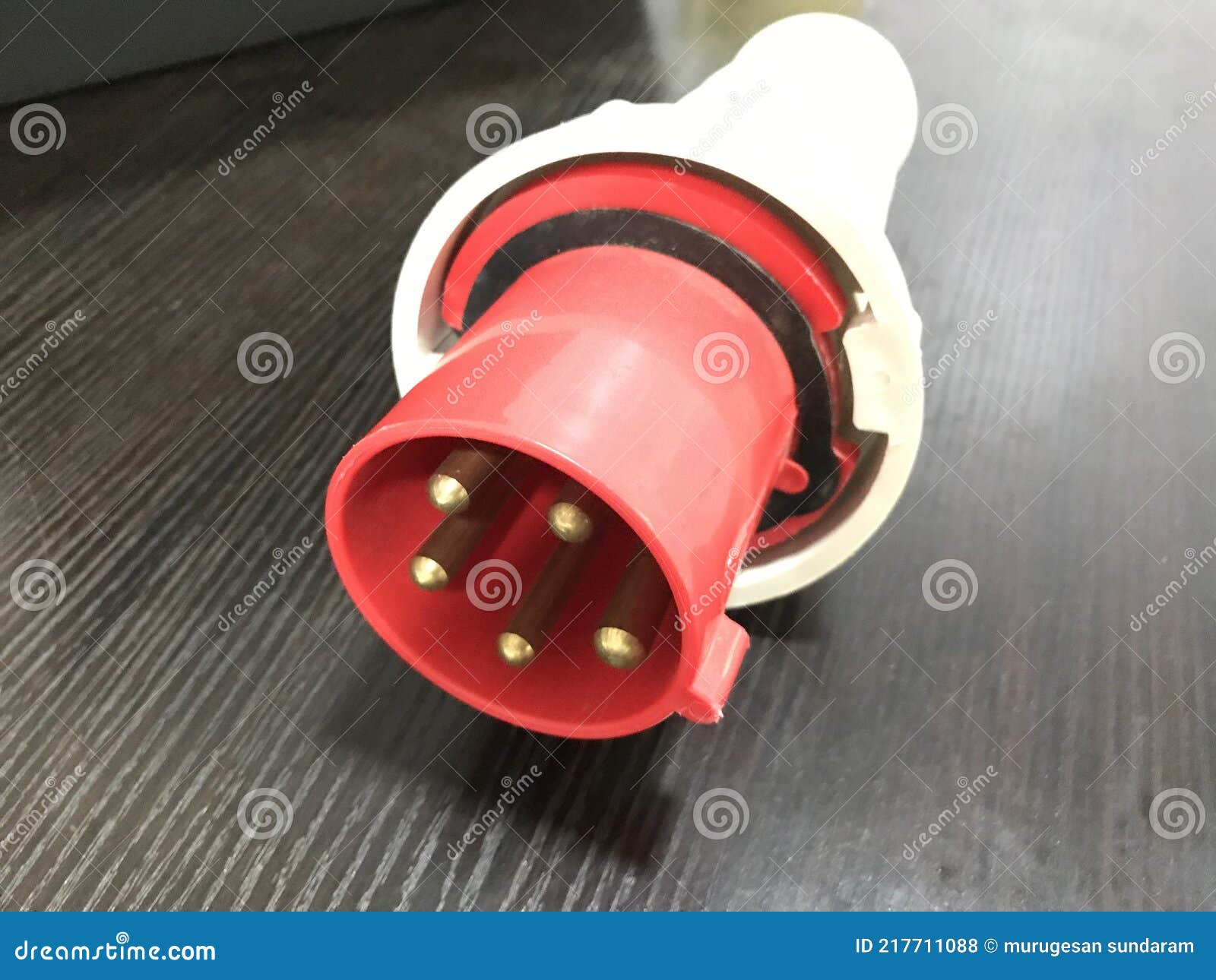 Industrial Male Socket for Electrical Connection for an Plant Work ...