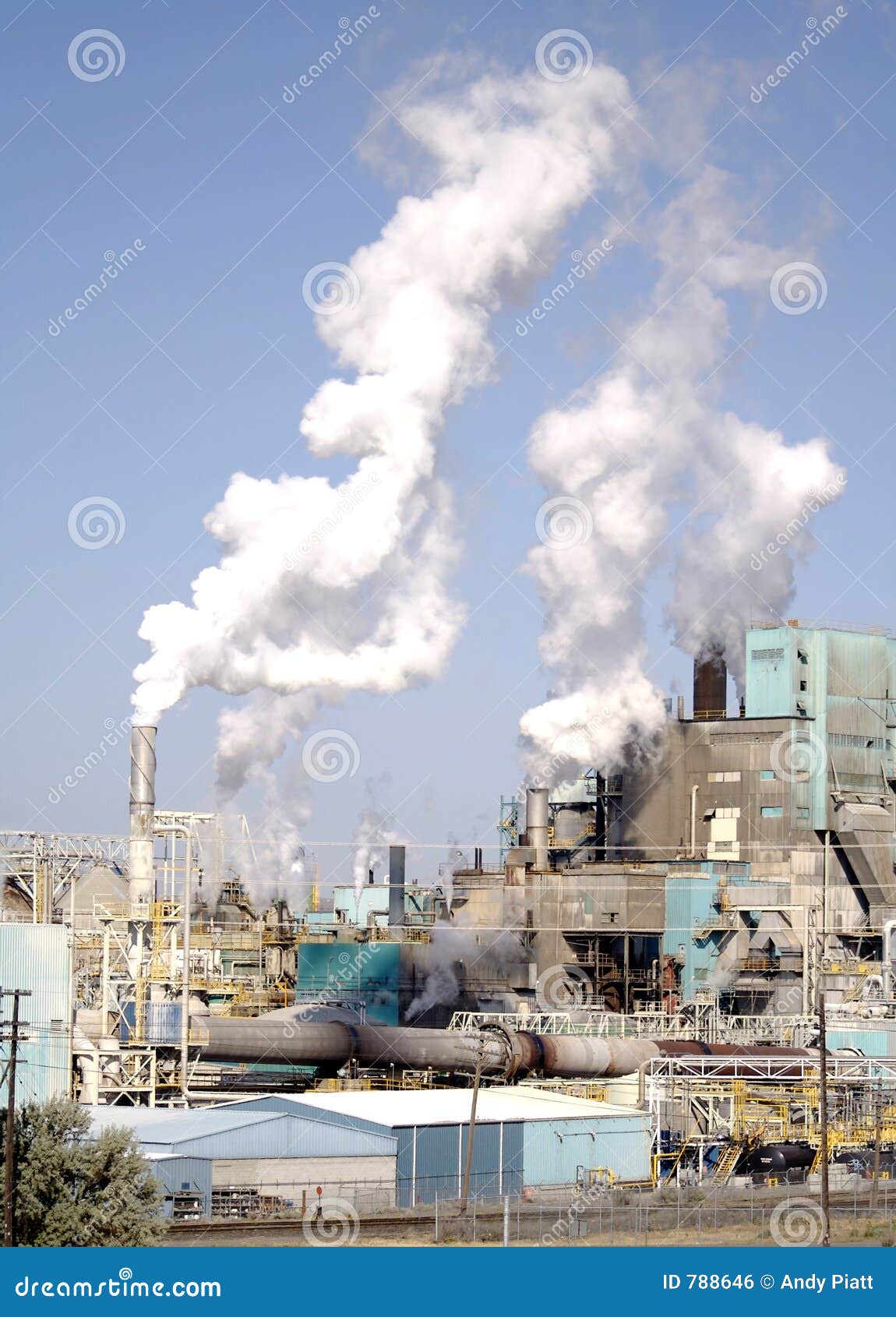 Industrial Manufacturing Plant Stock Photo - Image of corporate ...