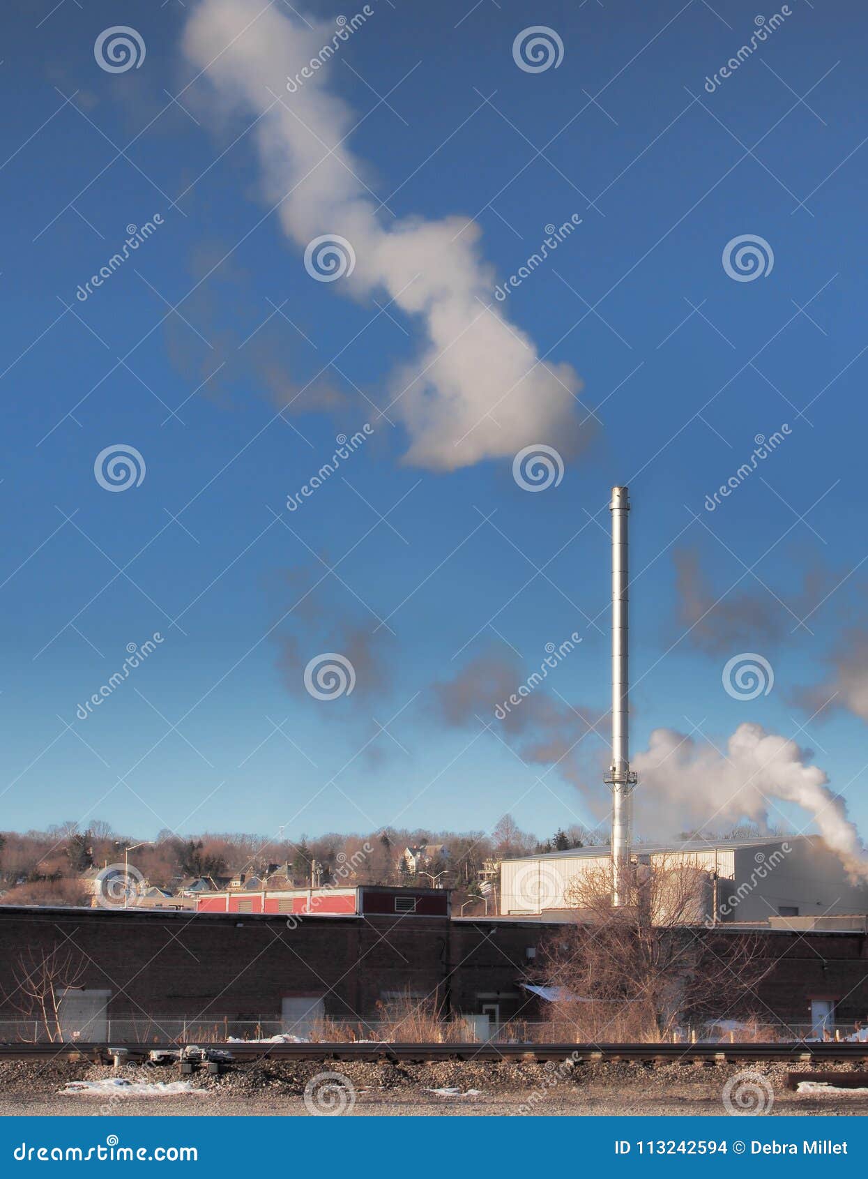 Industrial Manufacturing Plant Stock Photo - Image of buildings ...