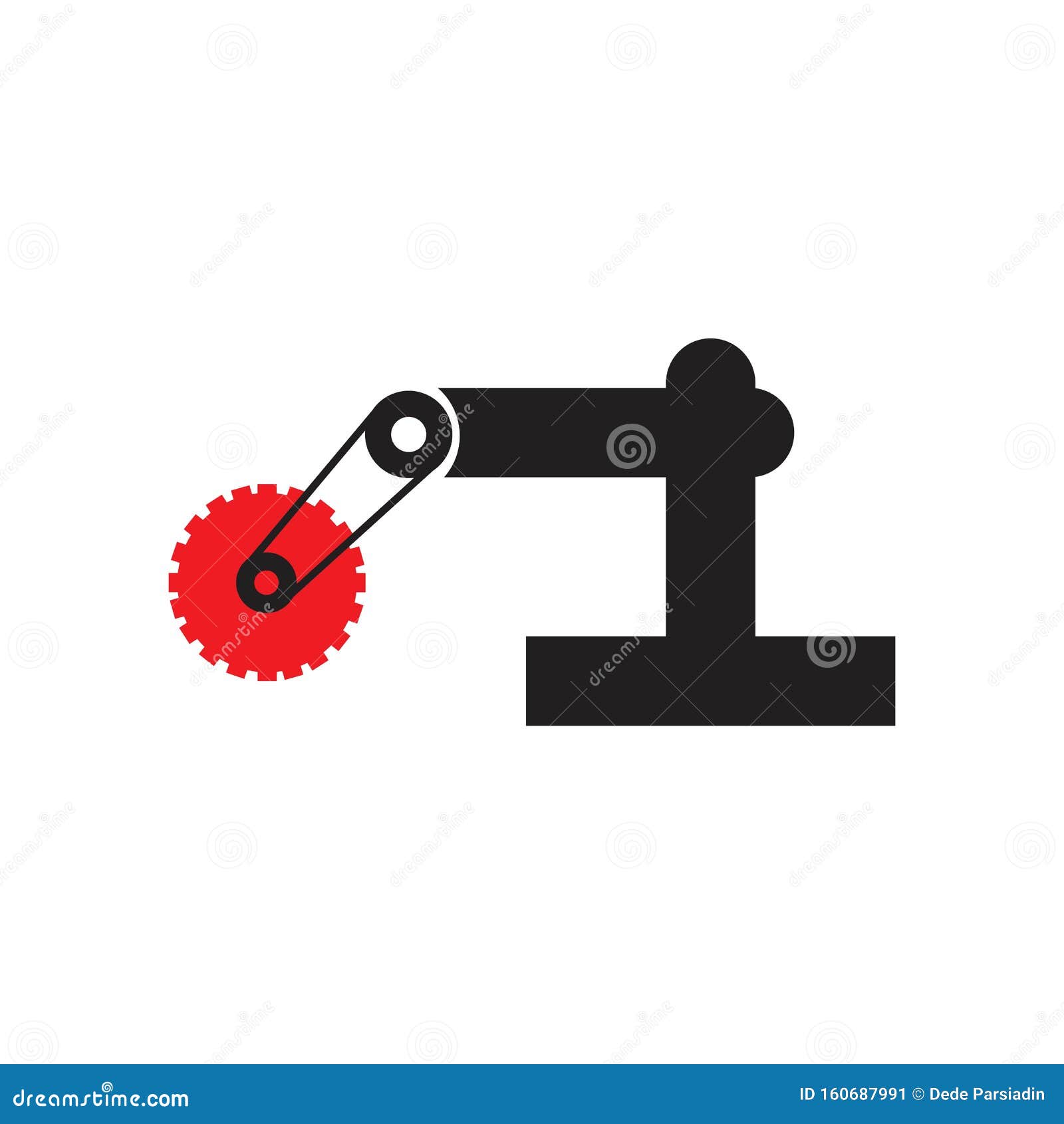 Industrial Mechanical Robot Arm Vector Icons Stock Vector ... Industrial Mechanical Robot Arm Vector Icons Stock Vector ...