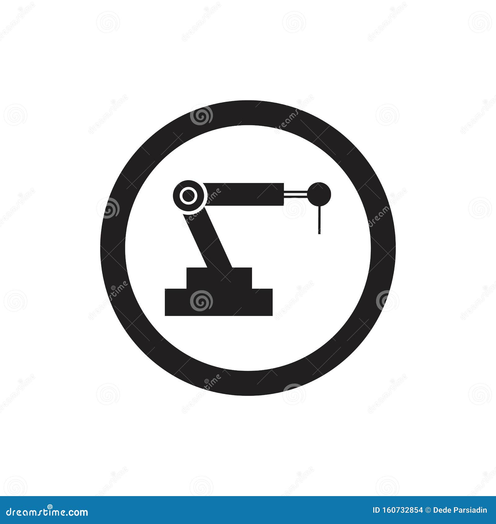 Industrial Mechanical Robot Arm Vector Icons Stock Vector ... Industrial Mechanical Robot Arm Vector Icons Stock Vector ...