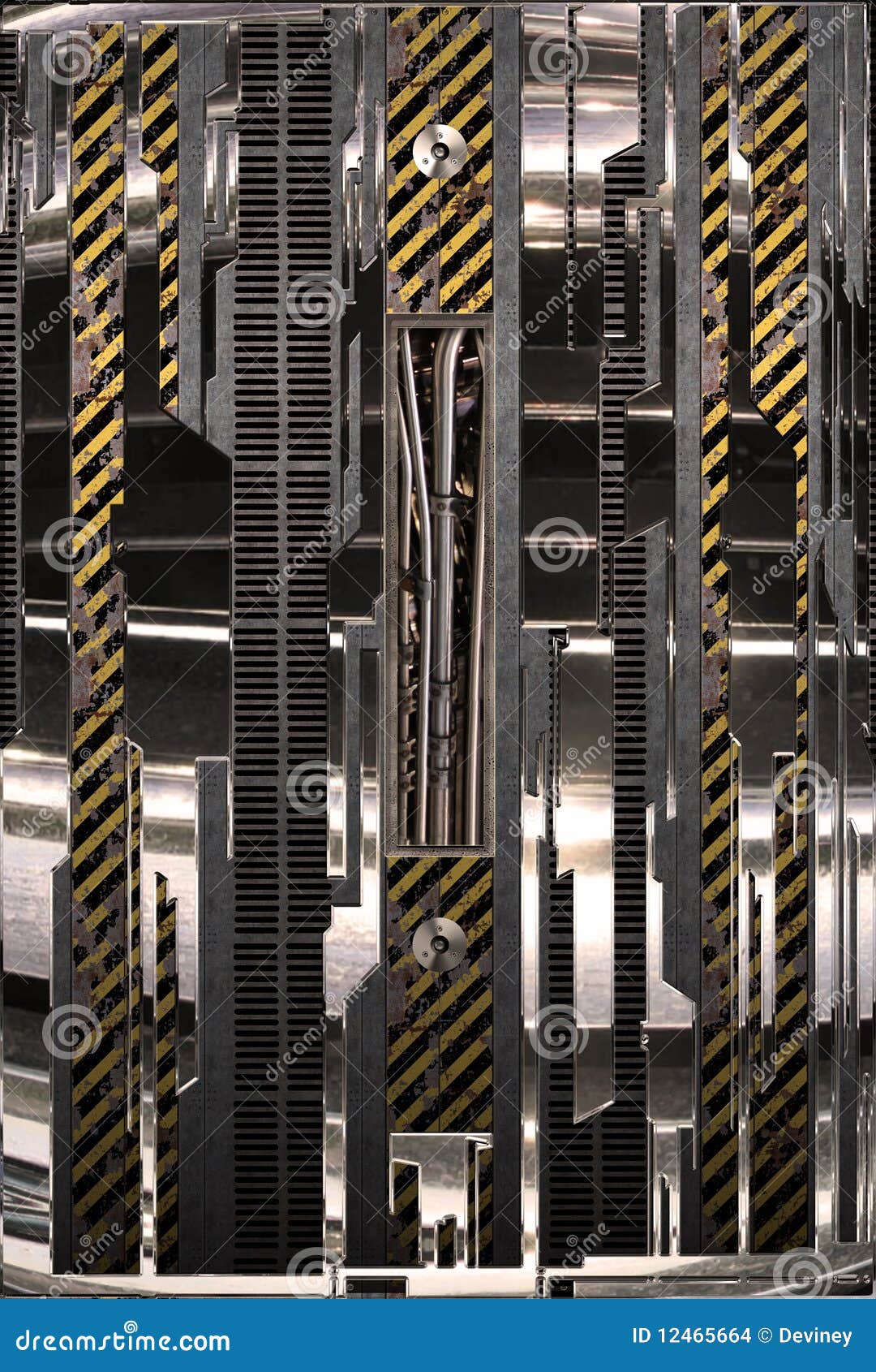Industrial metal framework stock illustration. Illustration of ...