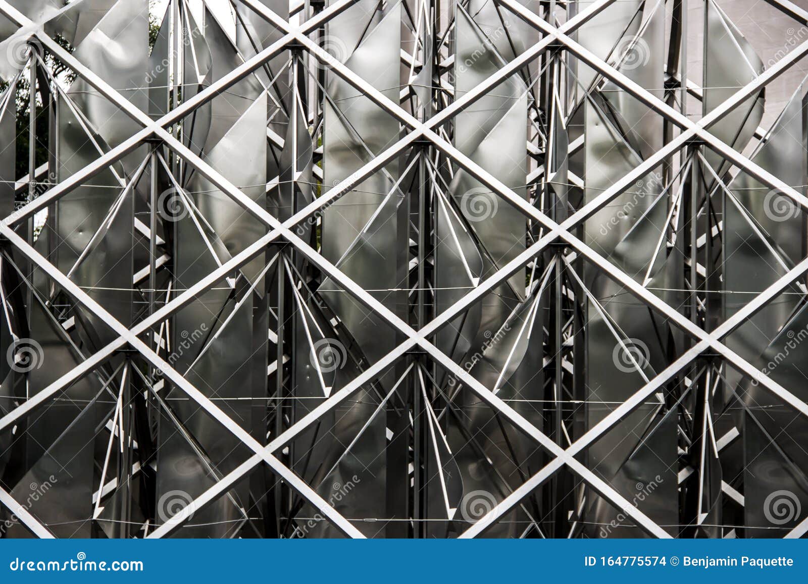 Industrial Metal Pattern at a Construction Site Stock Photo - Image of ...
