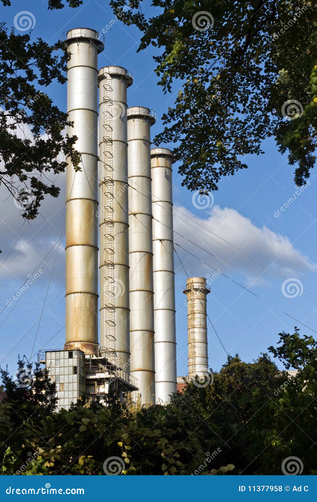 Industrial Metal Pipes stock photo. Image of heavy, lake - 11377958