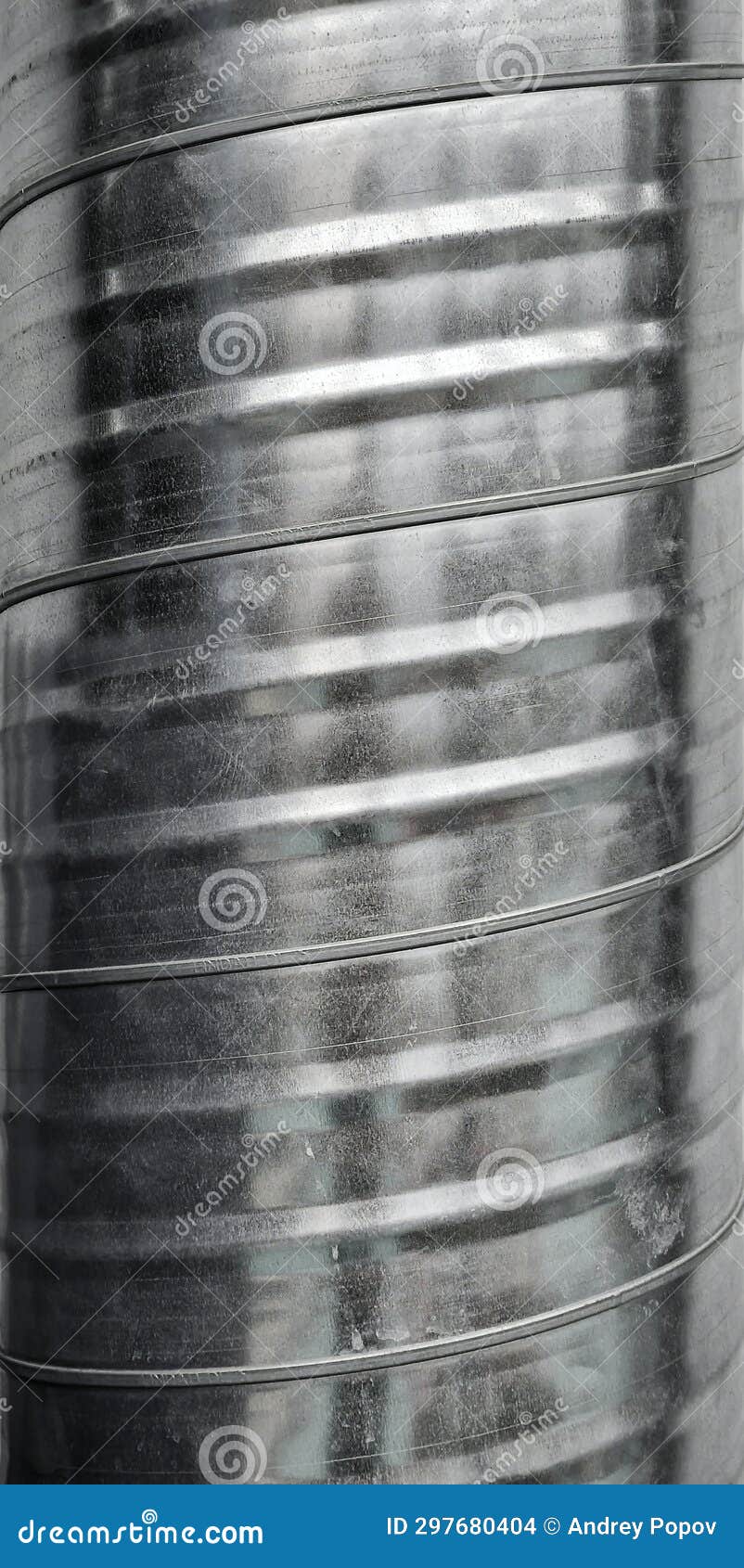 Industrial Metallic Ventilation System - Textured Stock Photo - Image ...