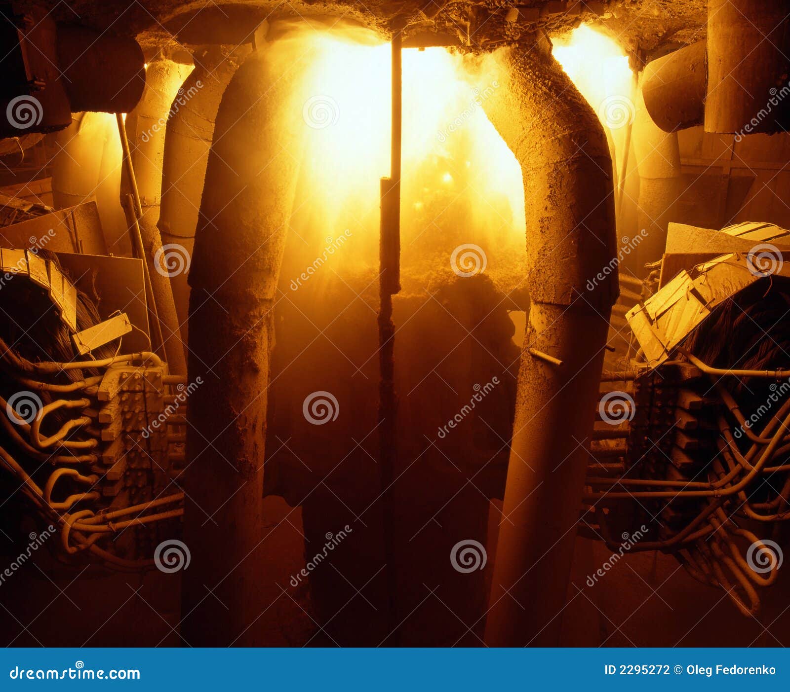 Industrial metallurgy stock photo. Image of stove, smoke - 2295272