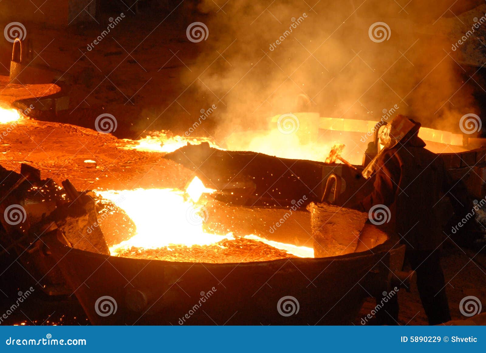 Industrial metallurgy stock image. Image of iron, technology - 5890229