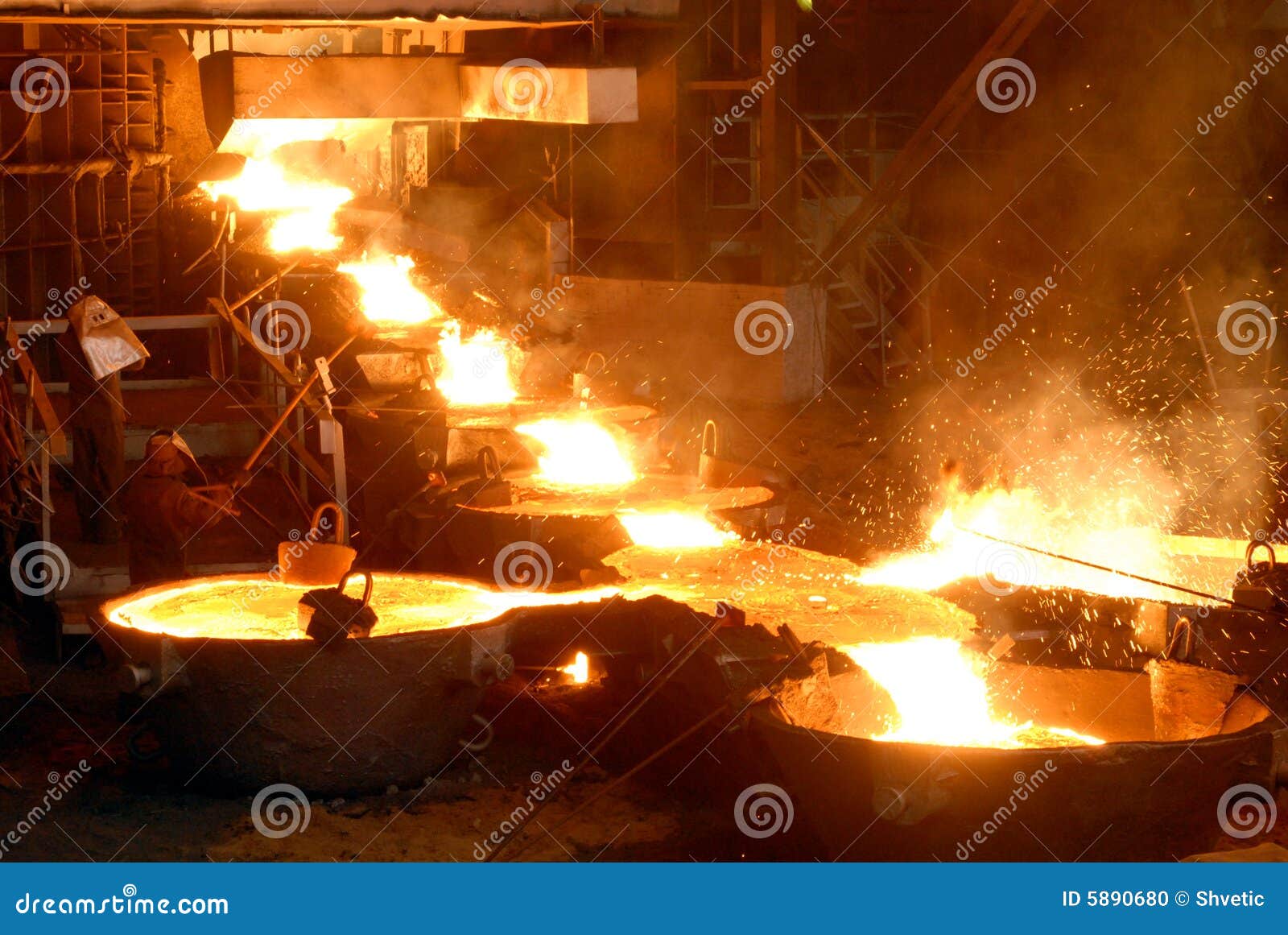 Industrial metallurgy stock photo. Image of steel, metallurgy - 5890680