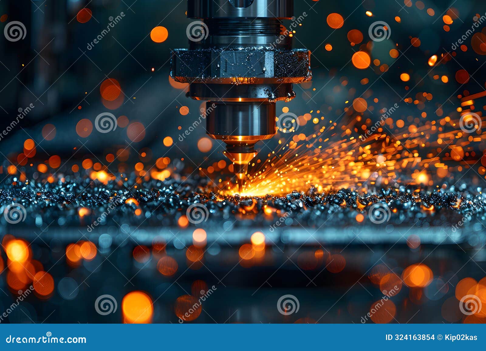 Metalworking Process Isometric Flowchart Poster Vector Illustration ...