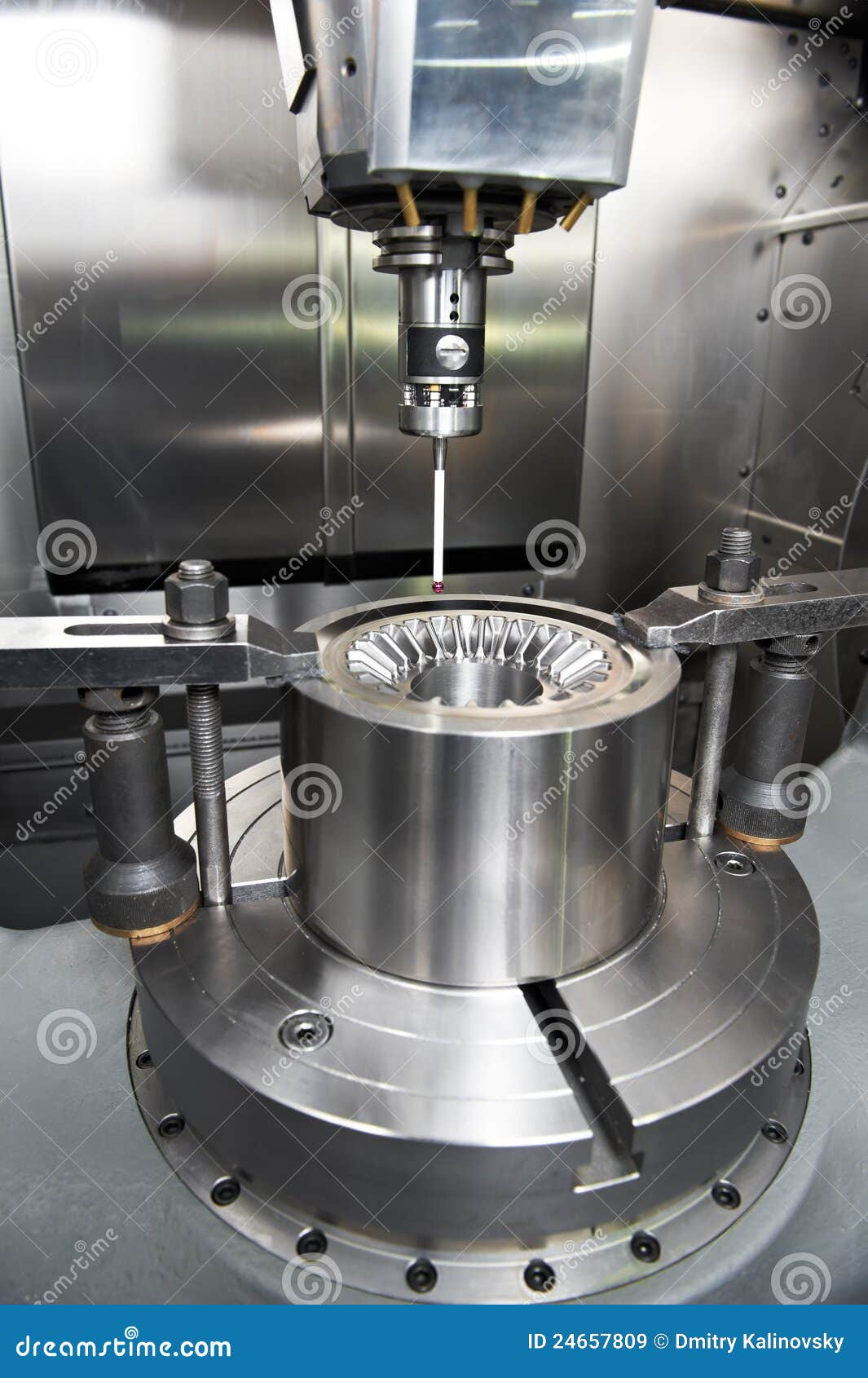 Industrial Metrology Tool Work Stock Image - Image of attachment ...