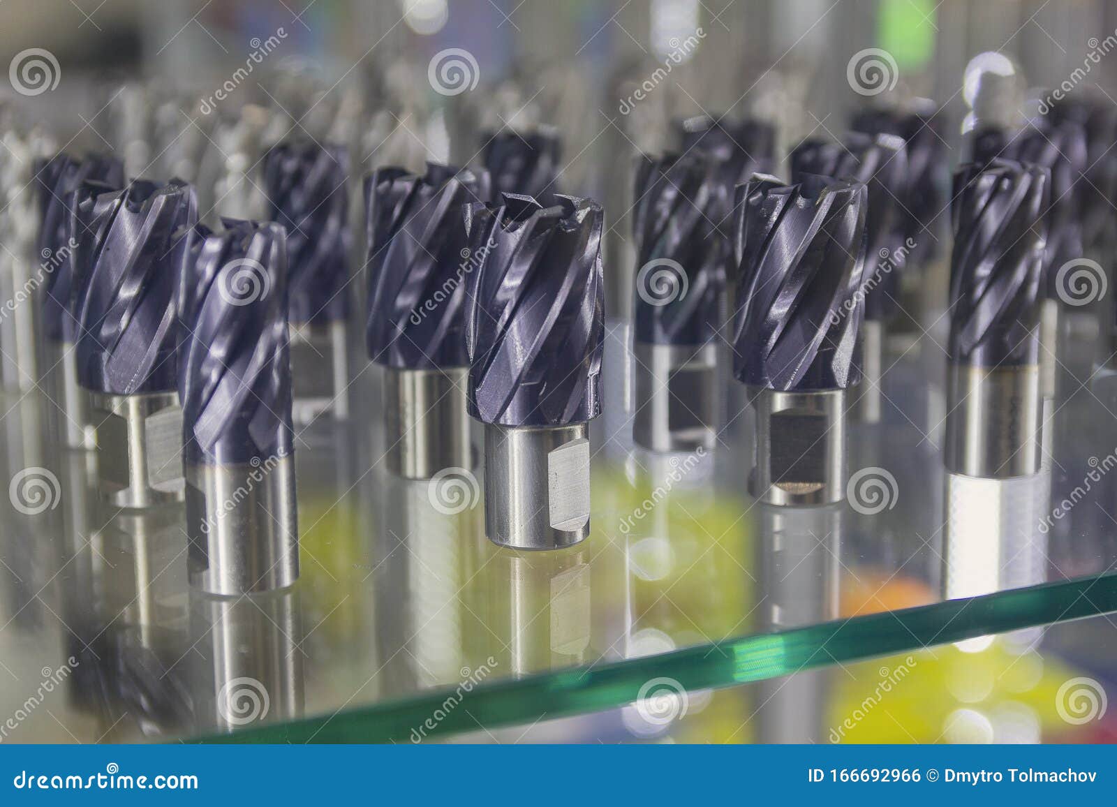 Industrial Milling Cutting Tool with Carbide Insert Stock Photo - Image ...