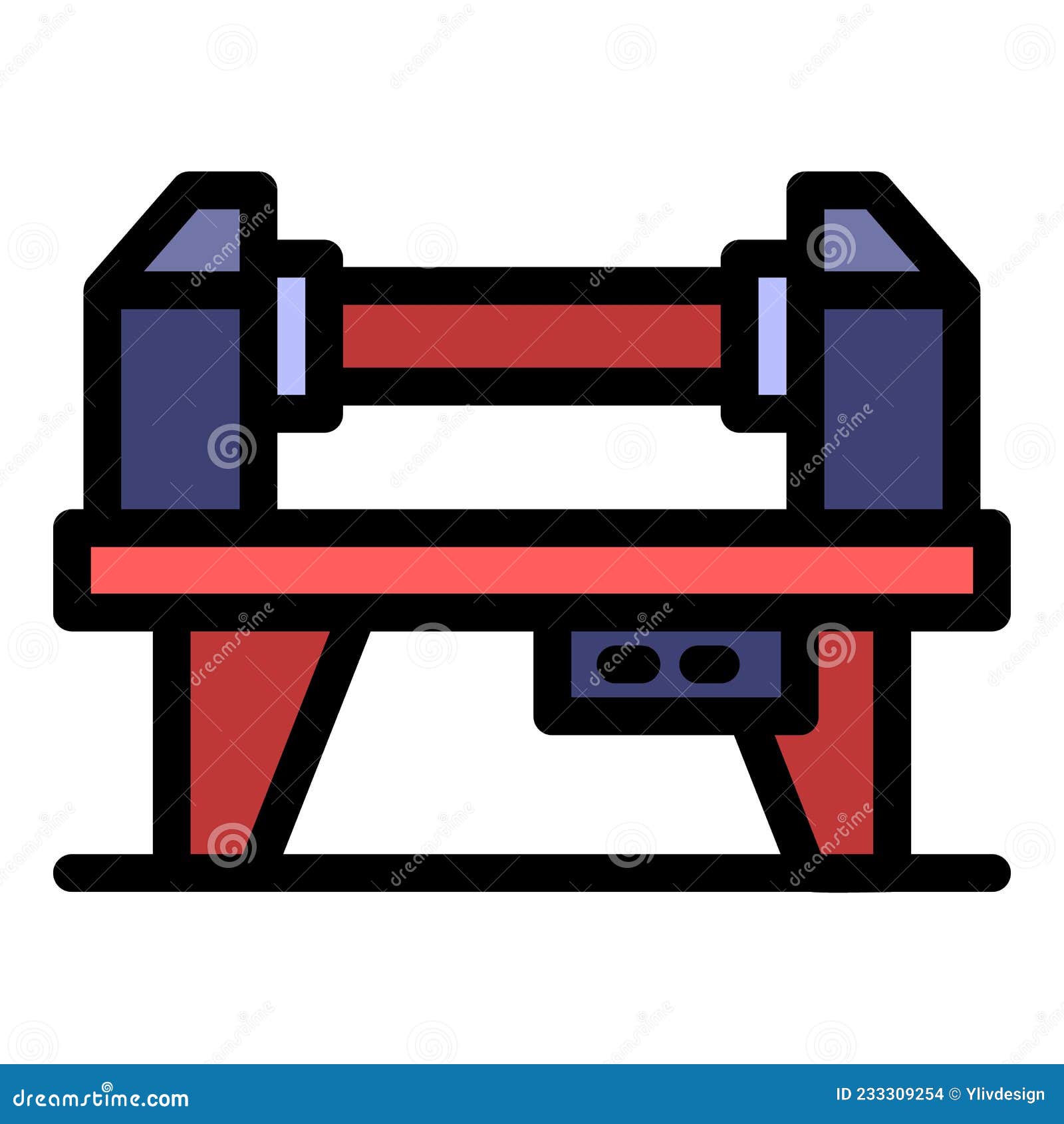 Industrial Milling Machine Icon Color Outline Vector Stock Vector ... Industrial Milling Machine Icon Color Outline Vector Stock Vector ...