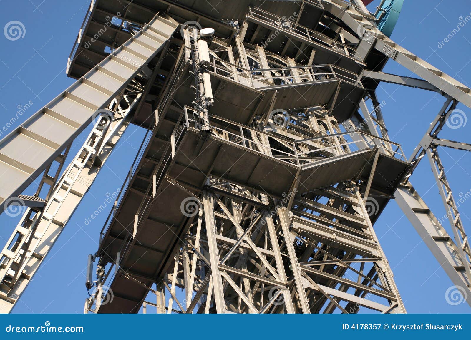 Industrial mine stock image. Image of girder, silesia - 4178357